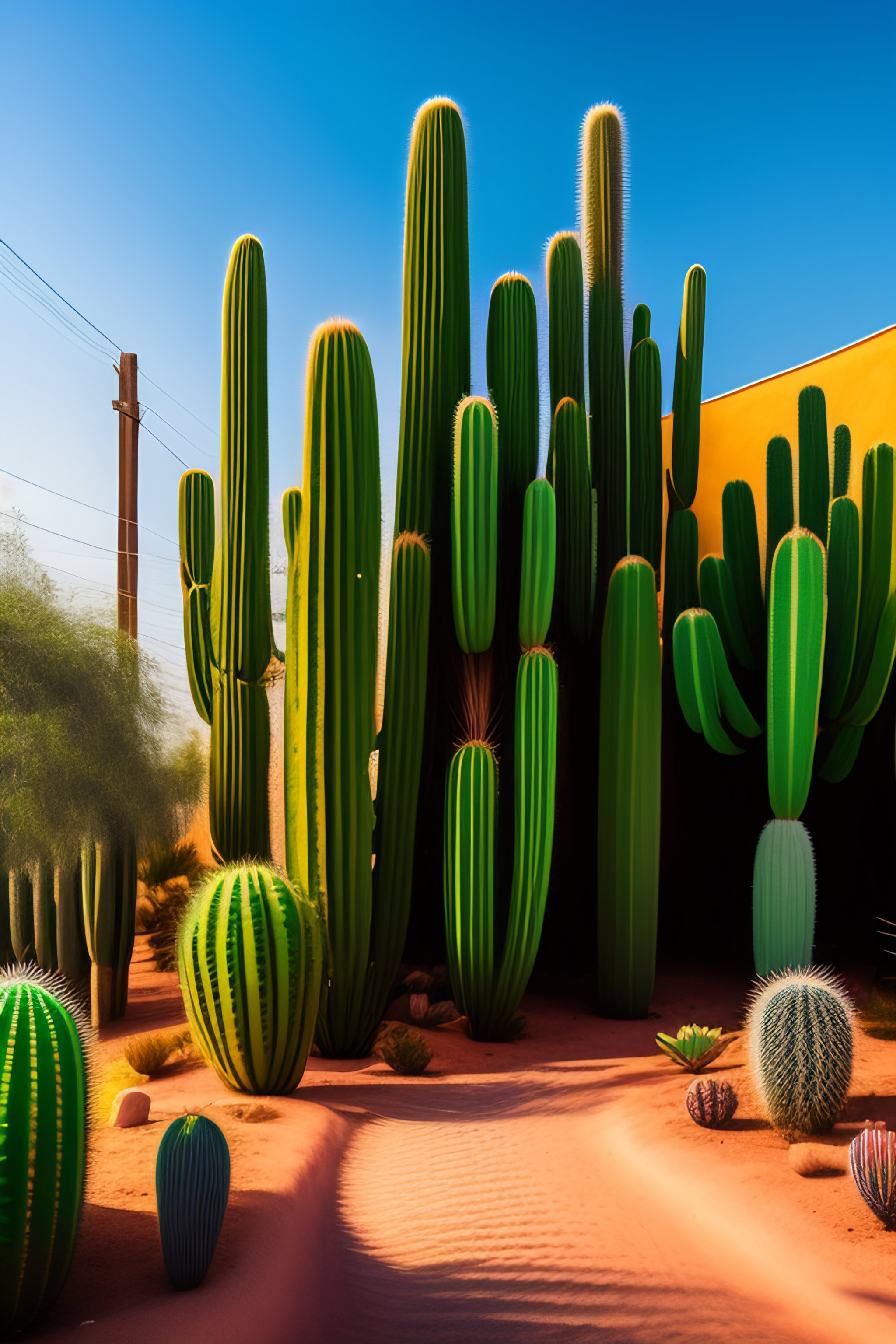 Lexica - Mexico cactus street home