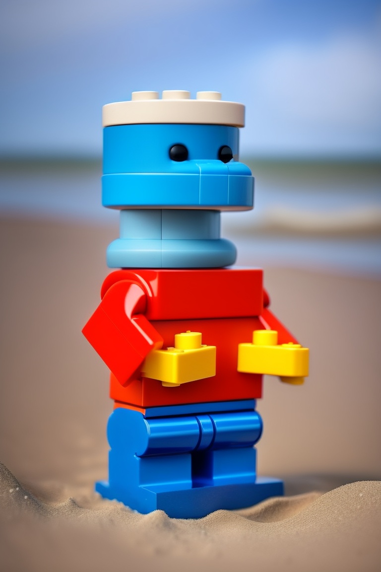 Lexica - I would like you to draw me a puppet with a yellow, red and ...