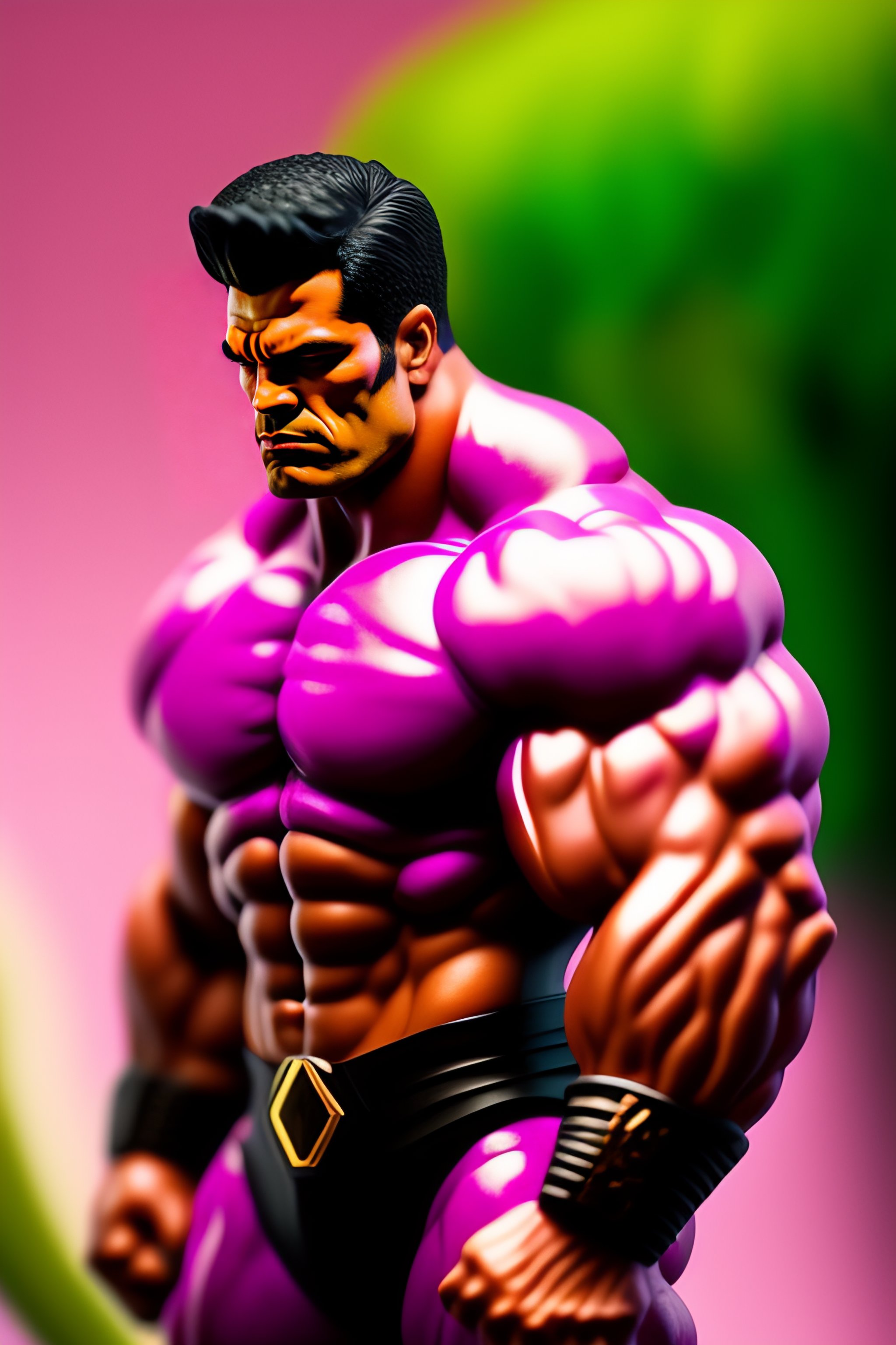 Lexica - A pink hulk