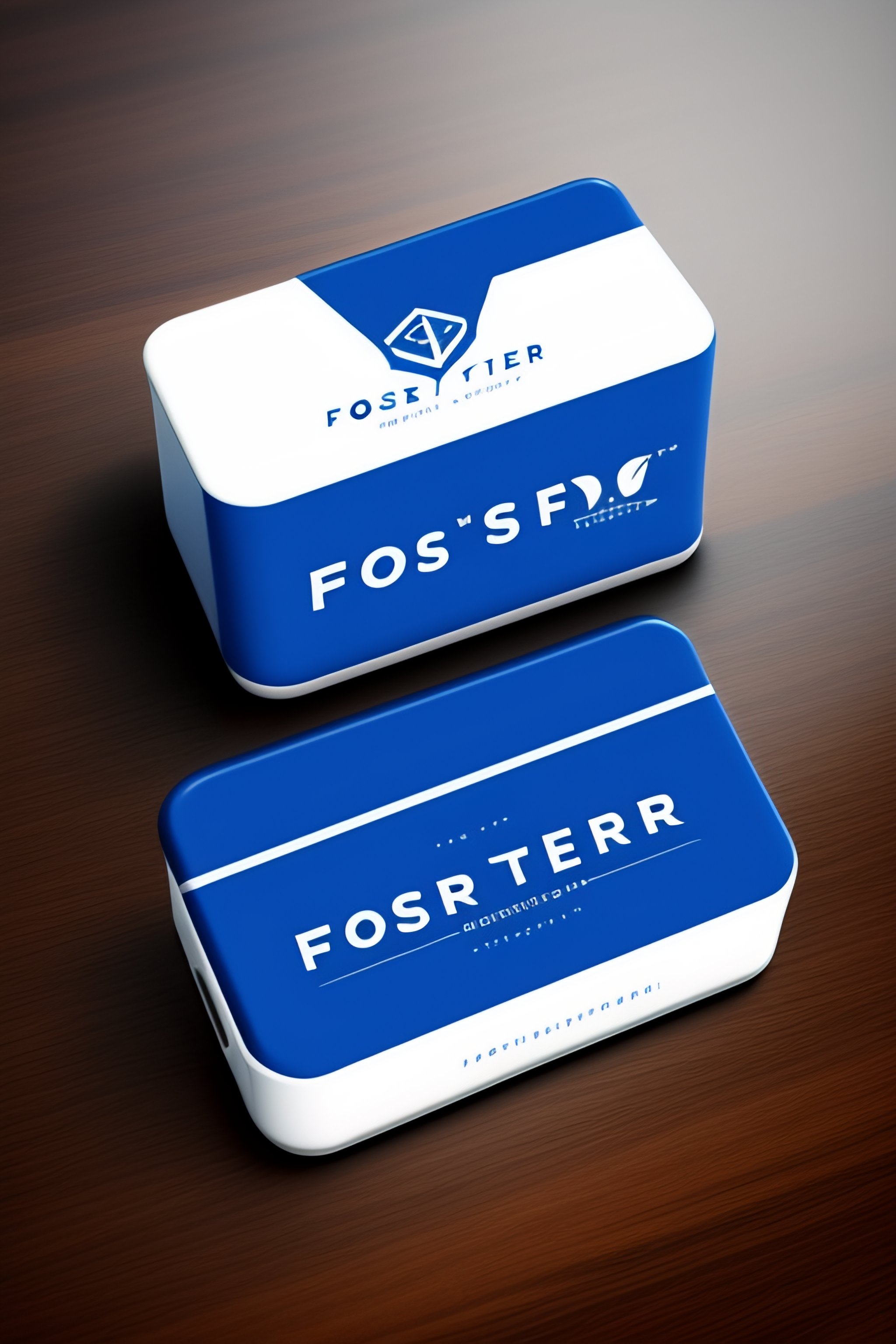 Lexica - A logo with the Name Foster. I like the color blue so that ...