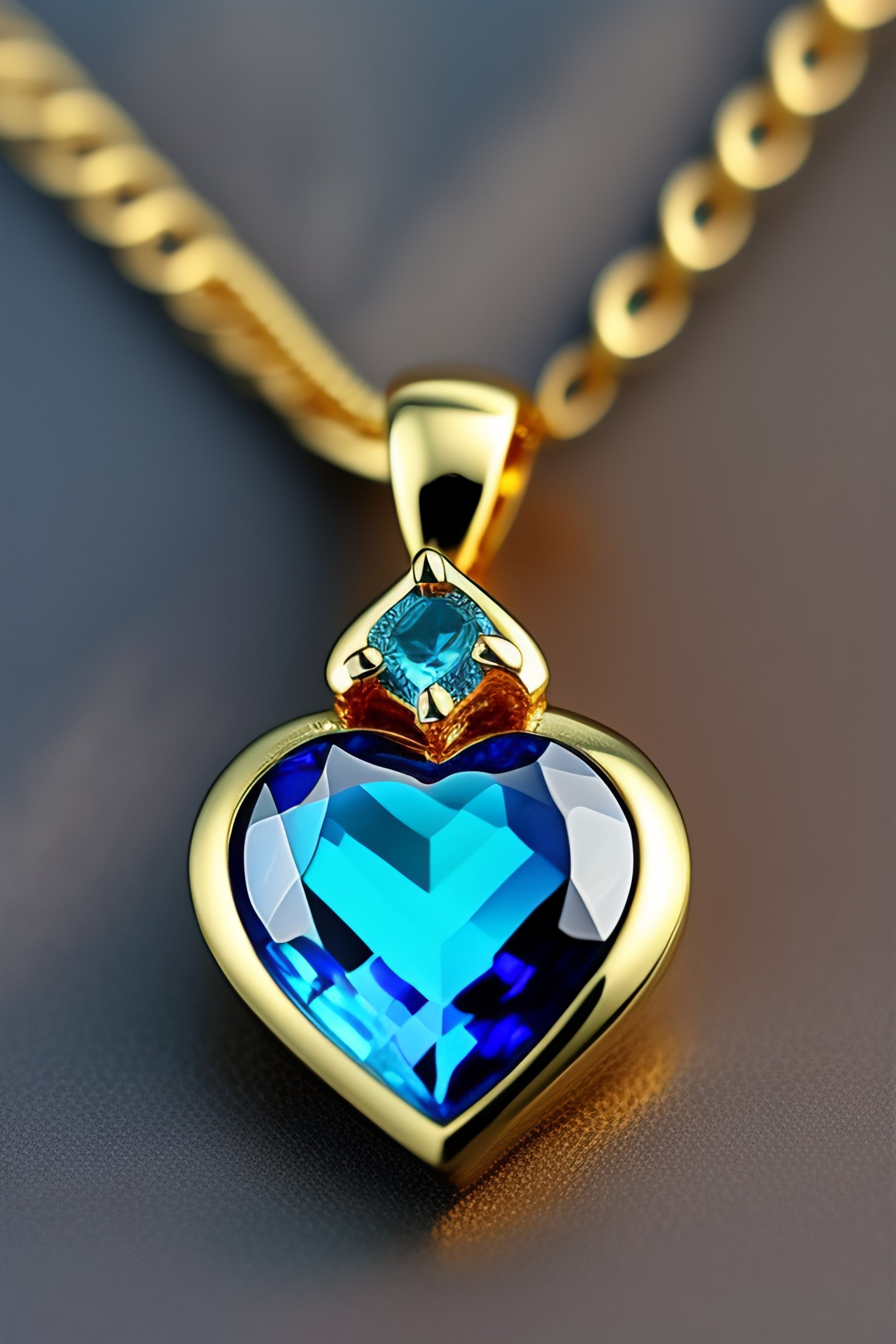 Lexica - Pendant Style: Solitaire Stone: Natural London Blue Topaz ...