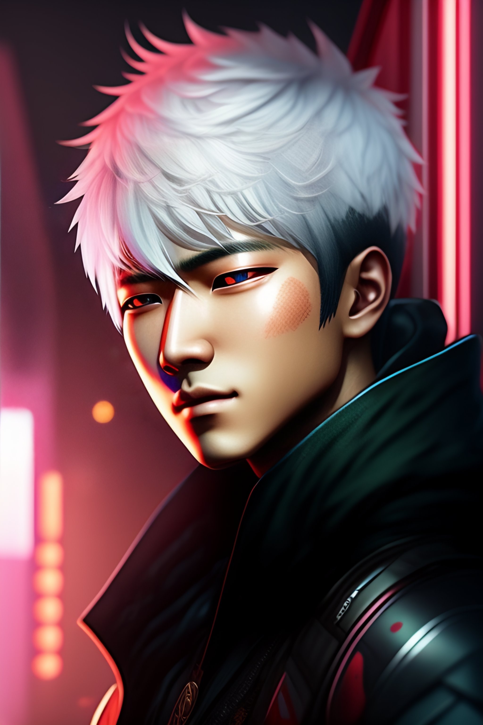 Lexica - Highly detailed portrait of ken kaneki 8k