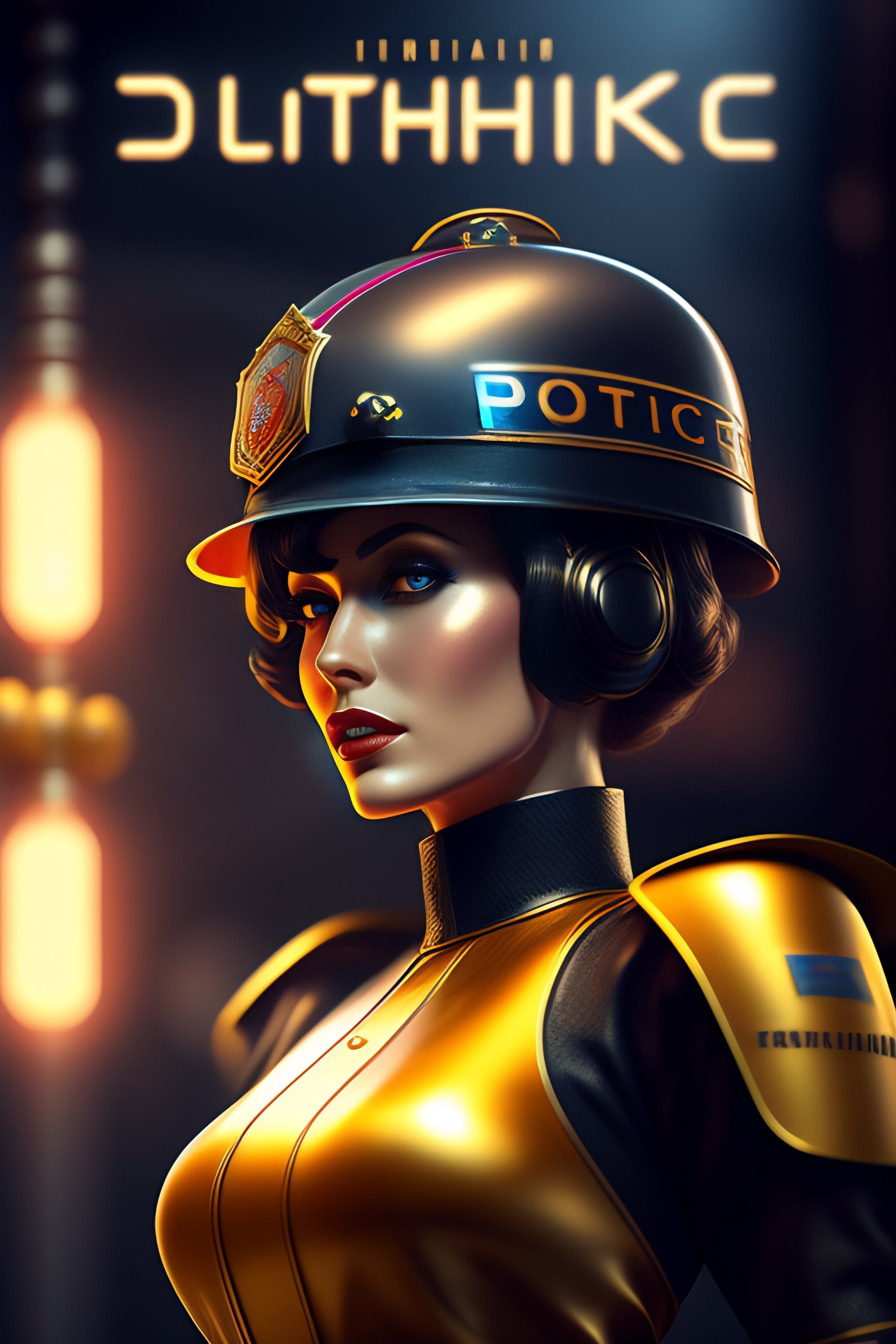 Lexica - Futuristic Vintage Medium Shot 1920's Poster electronik ...