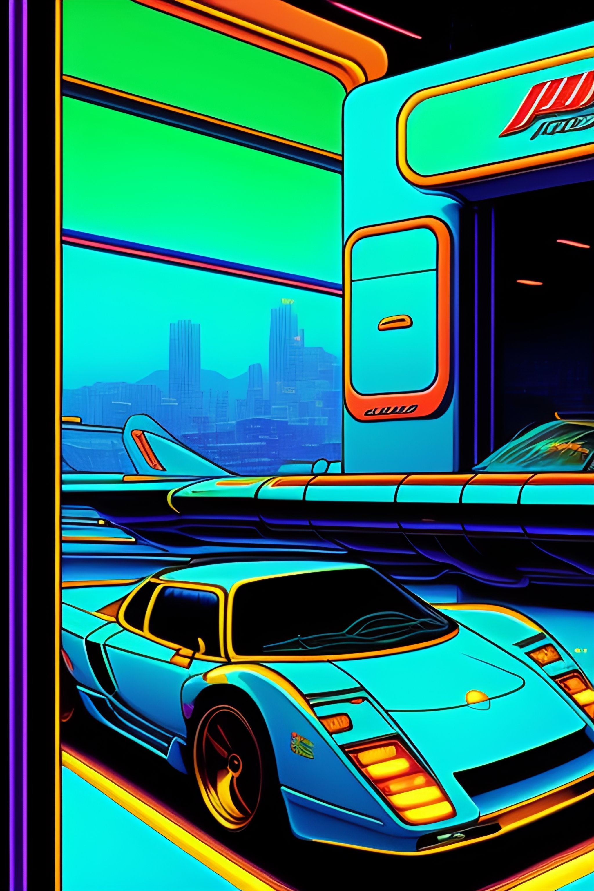Lexica - Vintage 90's anime style. cluttered 7/11 interior; elon musk ...