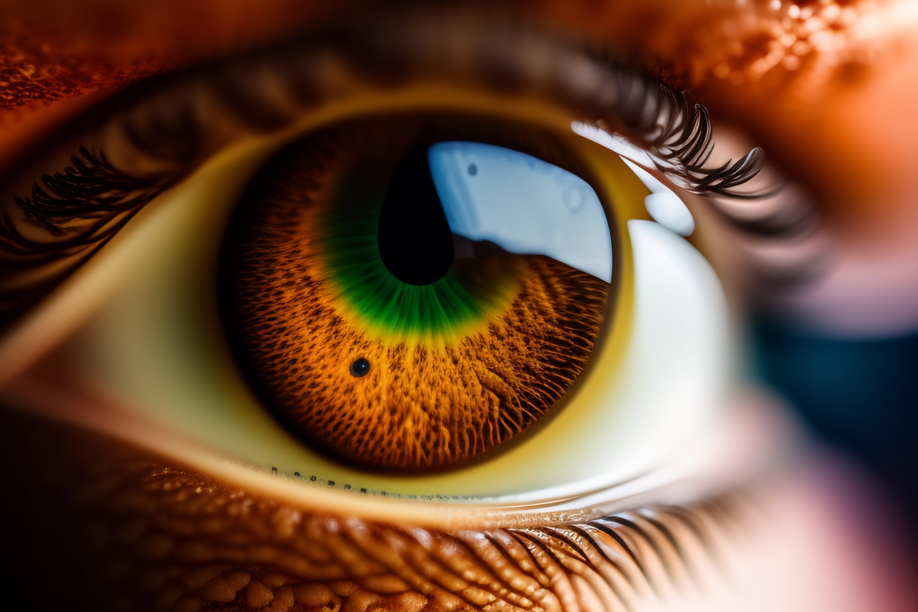 Lexica - Natural very close super close up of eye from the side, tiny ...