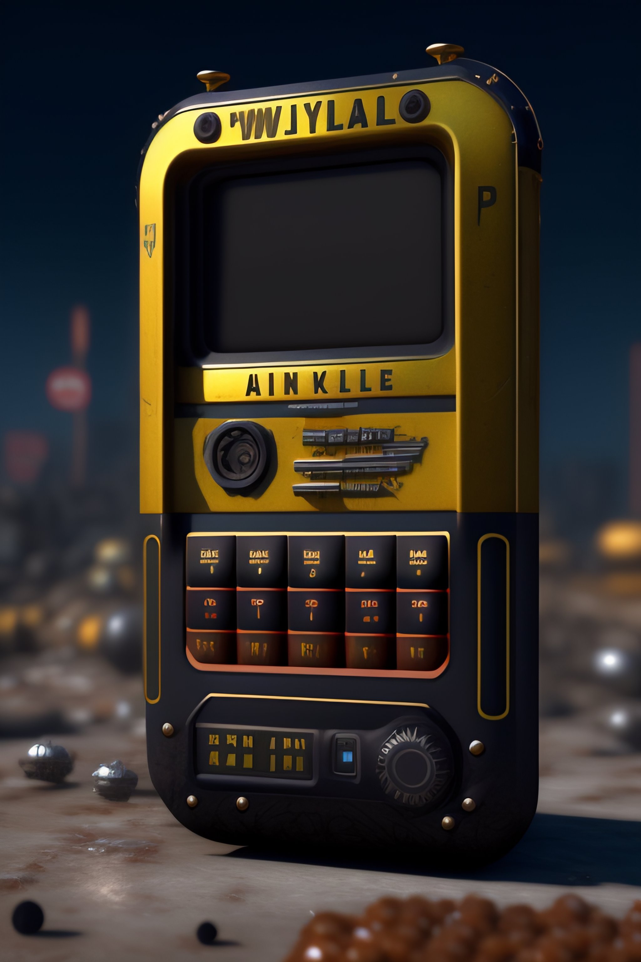 Lexica - An extremely complex Fallout 4 Mobile phone,Waste punk
