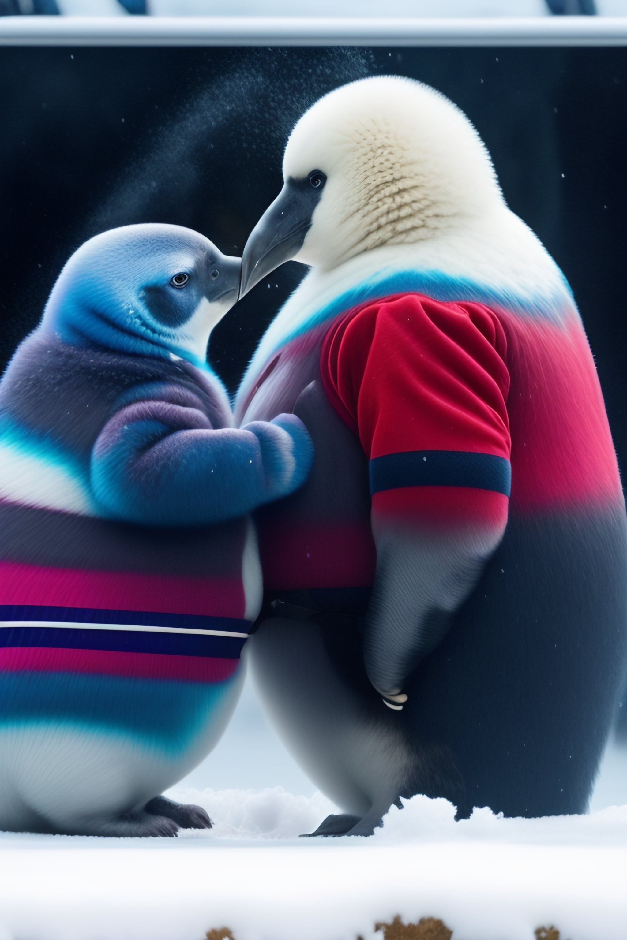 Lexica - ChillyWilly penguin cartoon tactical