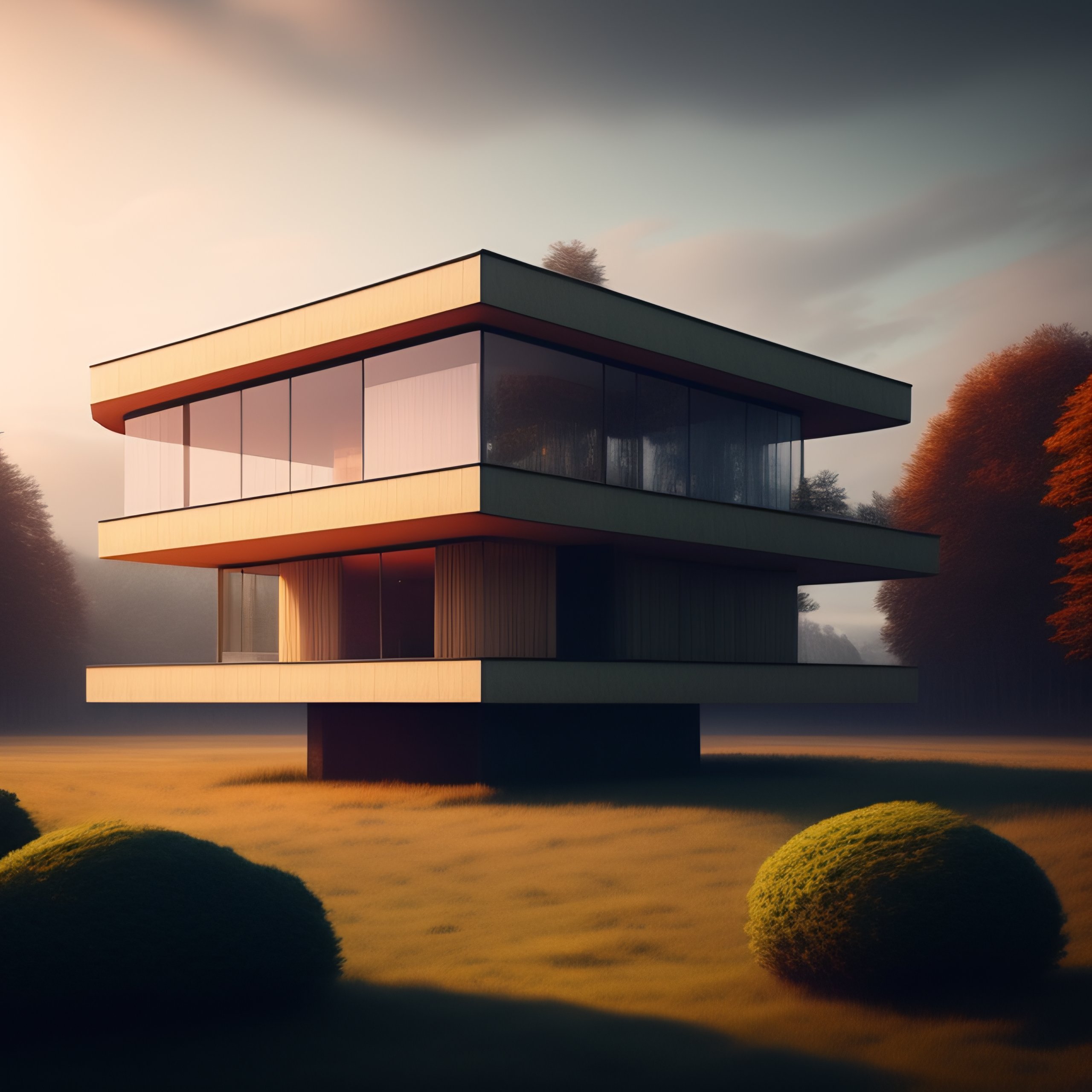 Lexica - Rectangular modernist house inspired by a tibetan palace ...