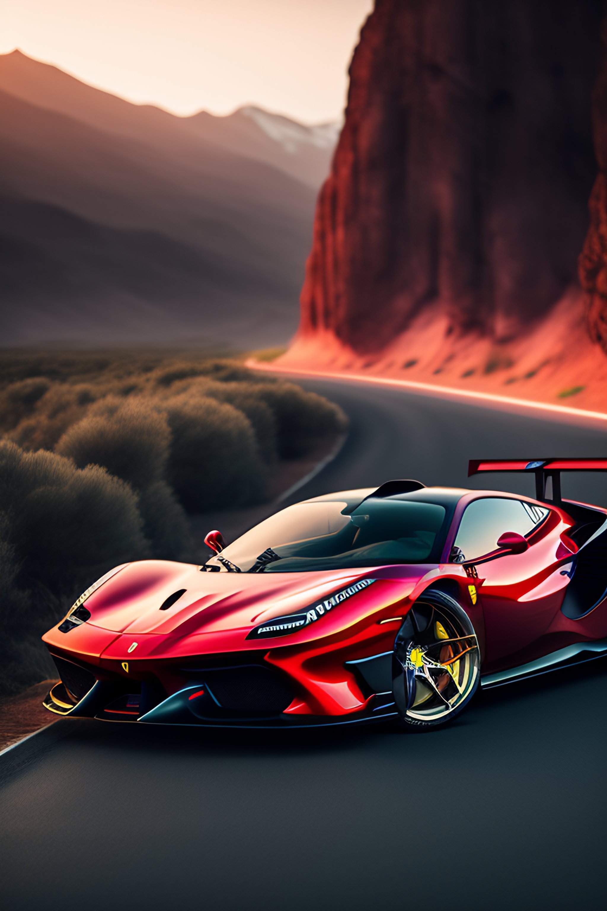 Lexica - Cyberpunk edgerunners, ferrari