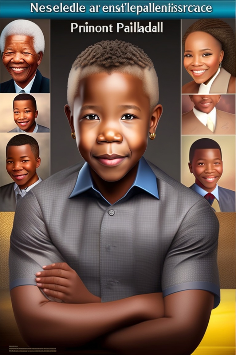 Lexica - Nelson Mandela Generate a realistic, front-facing image Nelson ...