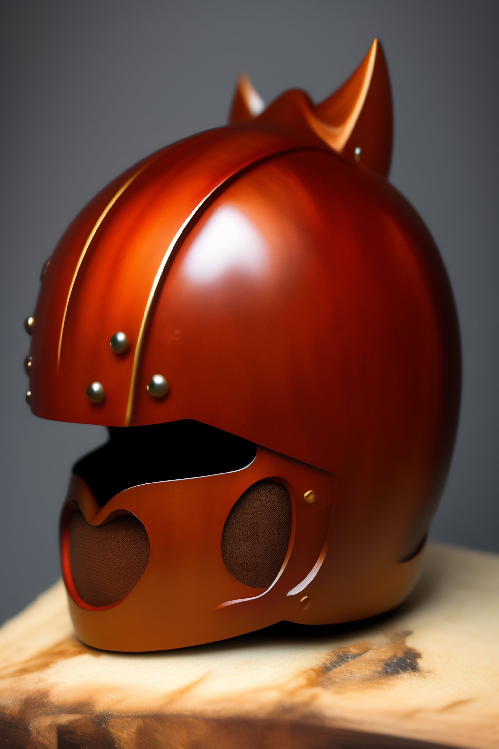 Lexica - DC Universe Batman helmet made of walnut wood, intricate ...