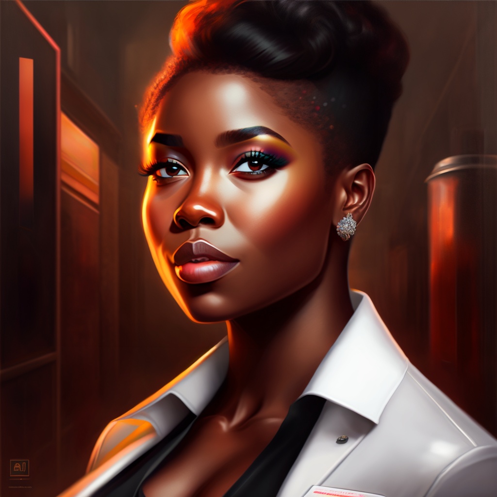 Lexica - A stunningly beautiful, gorgeous light-skinned black woman w ...