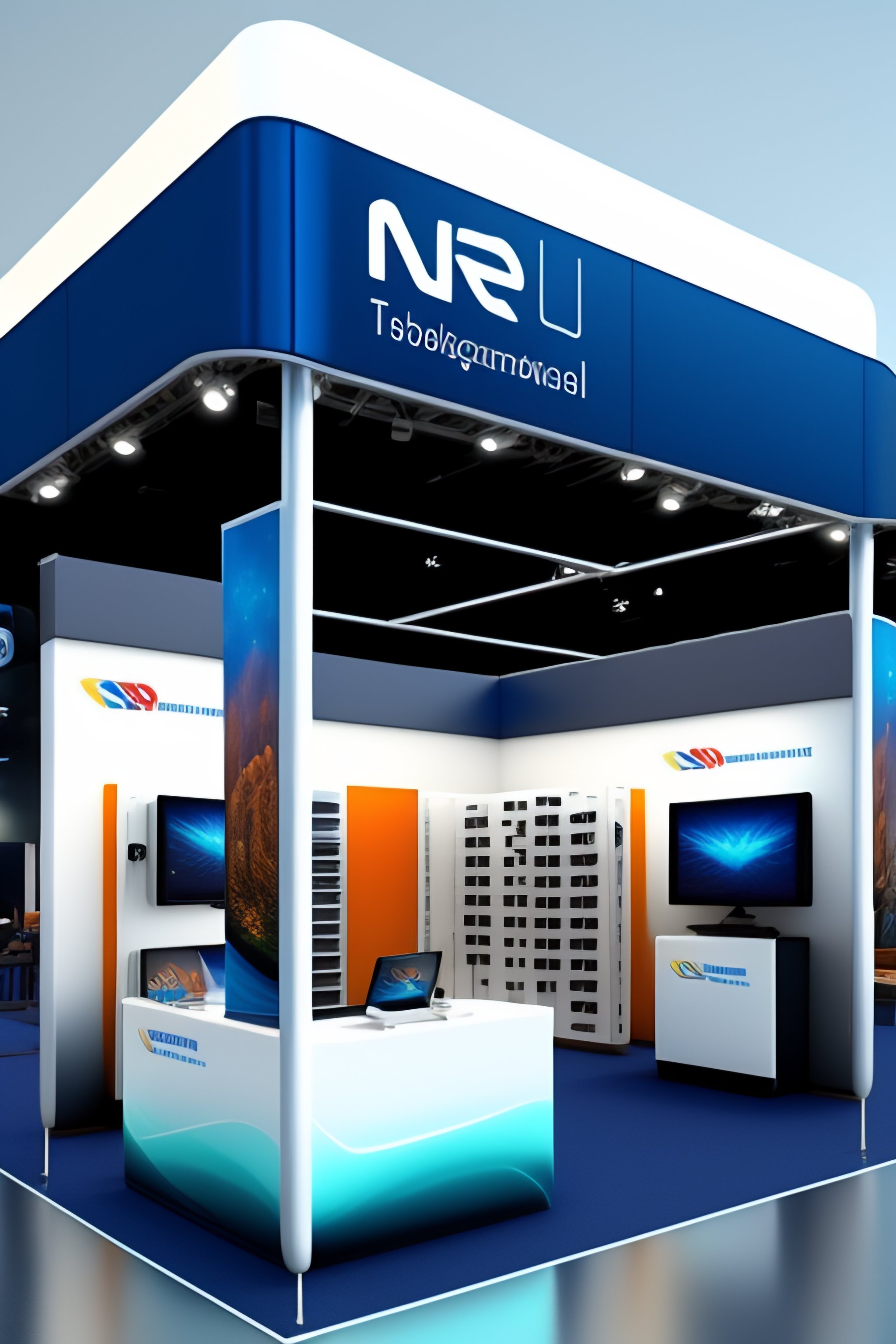 Lexica - Technology exhibition booth