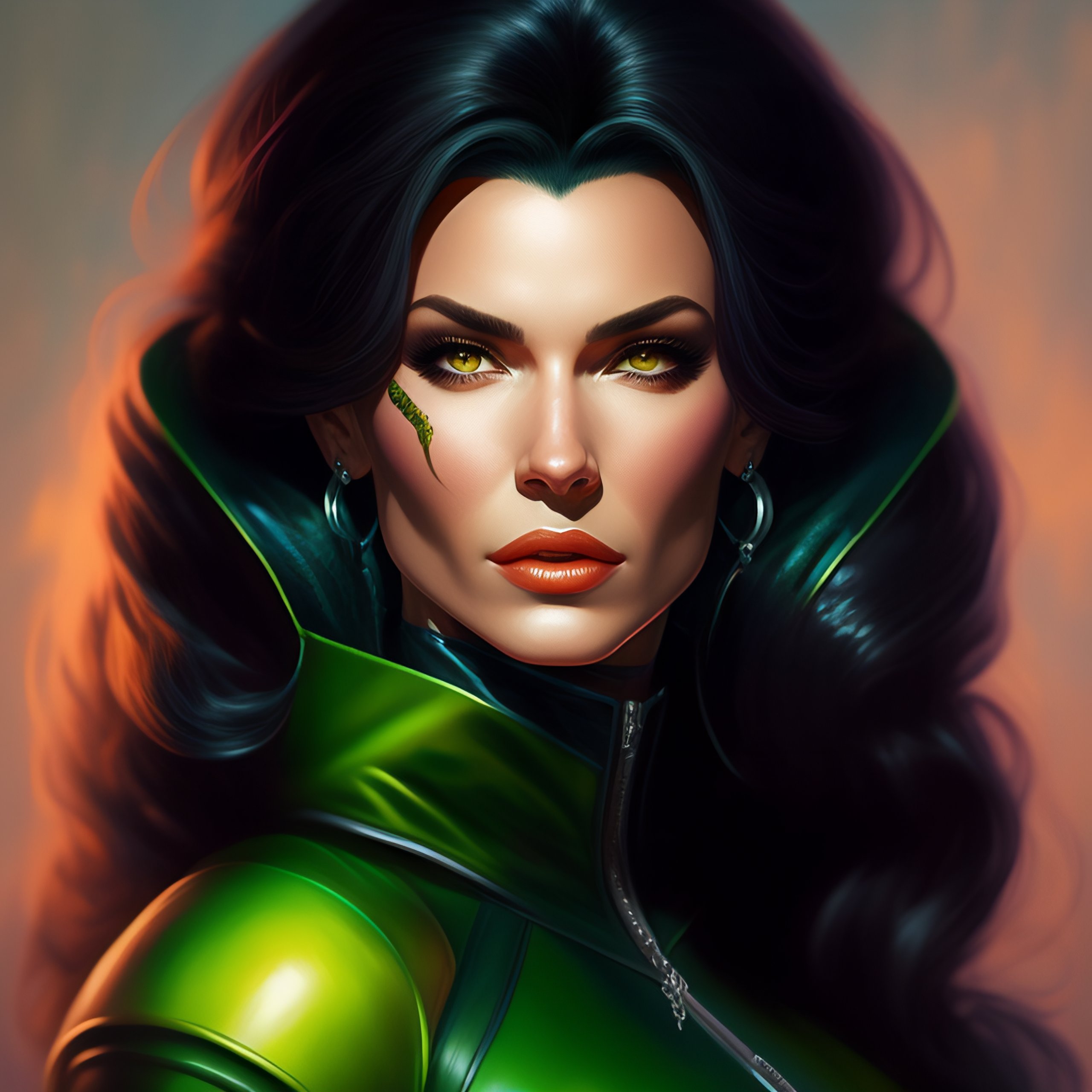 Lexica - Pixar: oil painting portrait of Rogue from Marvel's X-Men ...