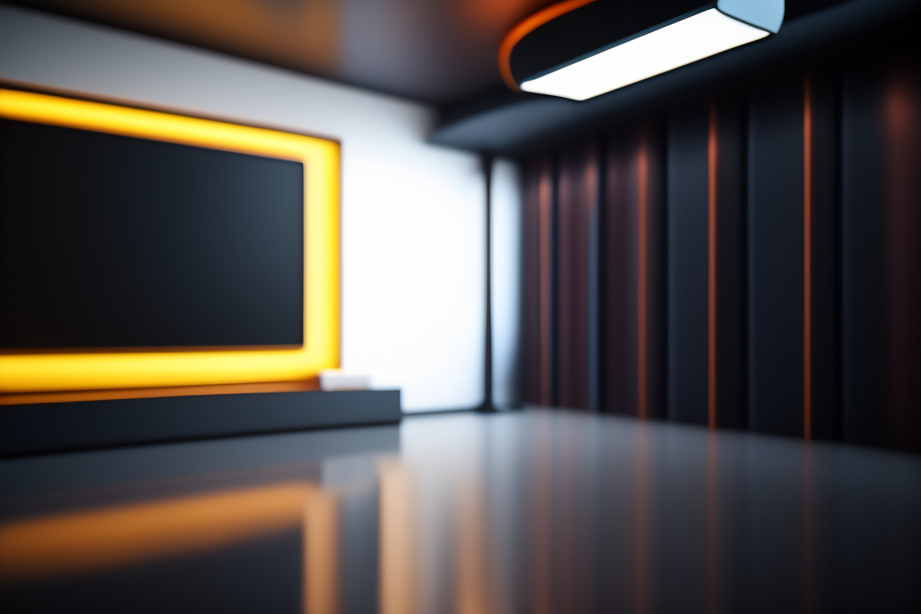 Lexica - Interview scenery, tv show, office, tv black screen, neutral ...
