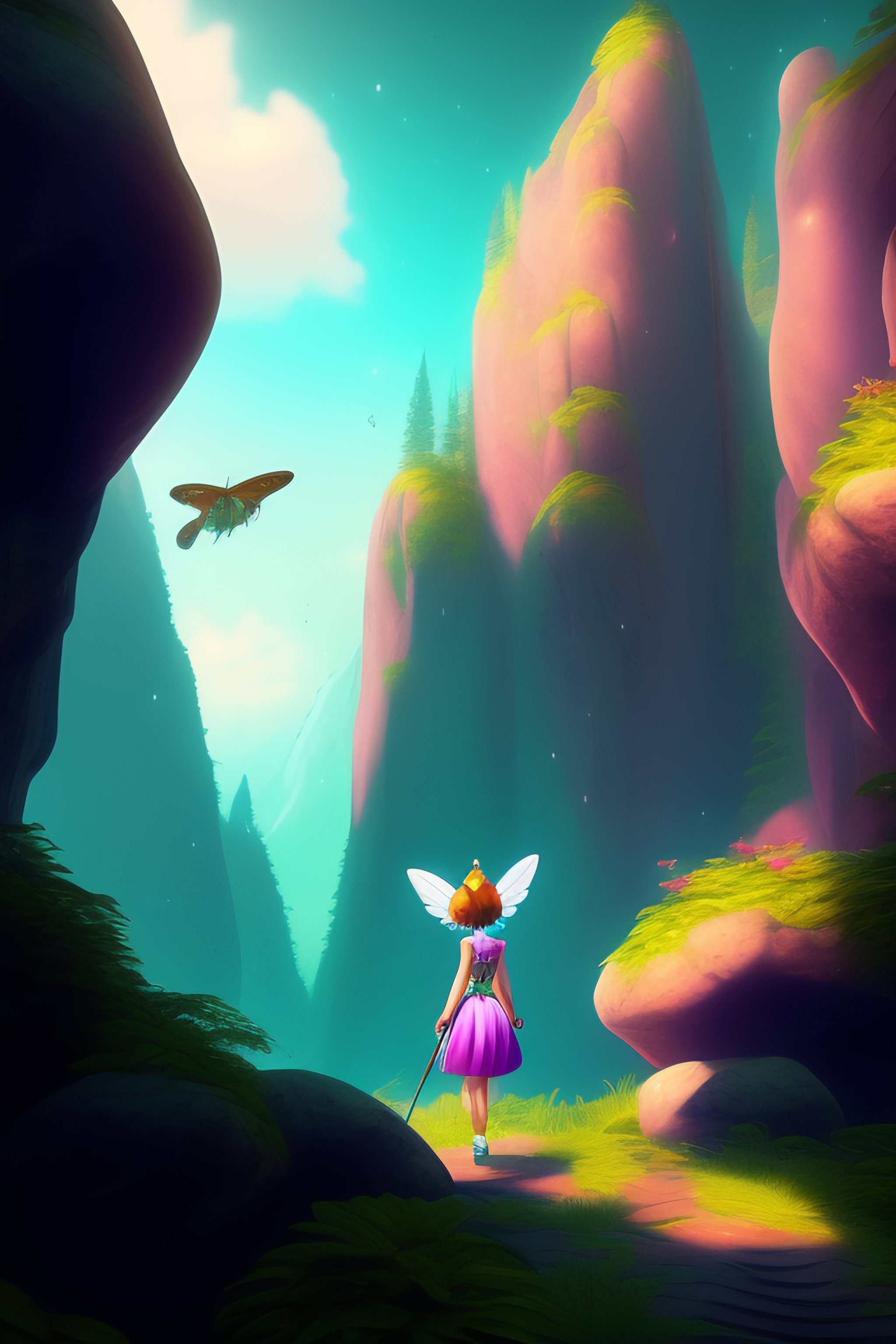 Lexica - Fairy cartoon