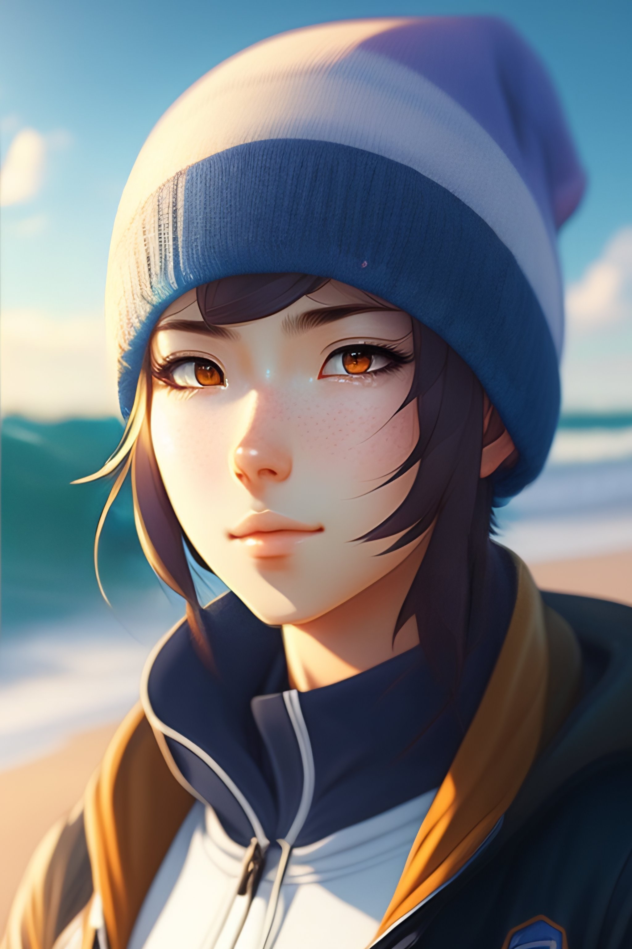 Chibi Girl With Beanie