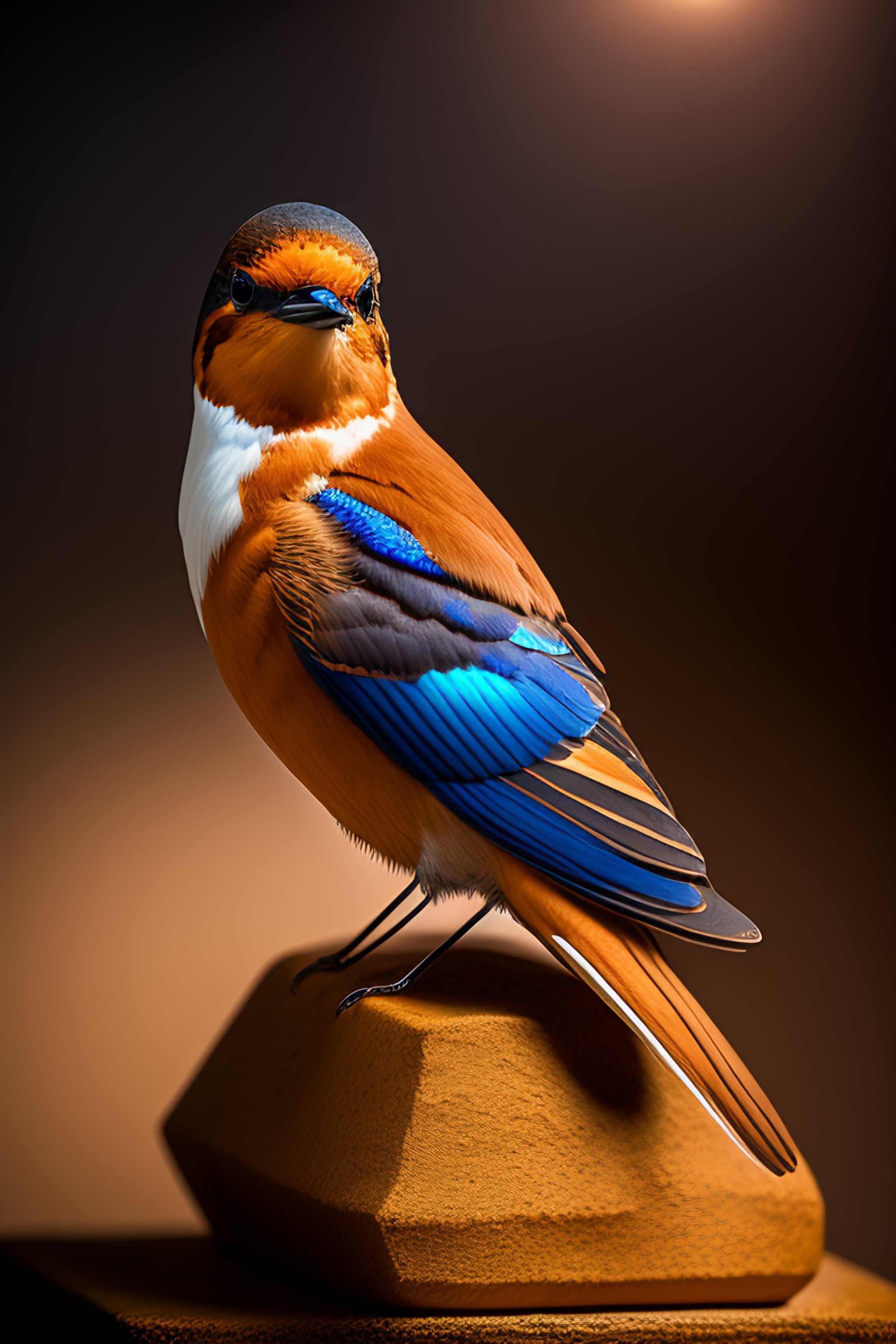 Lexica - Intricate barn swallow carved from sandstone, photograph ...