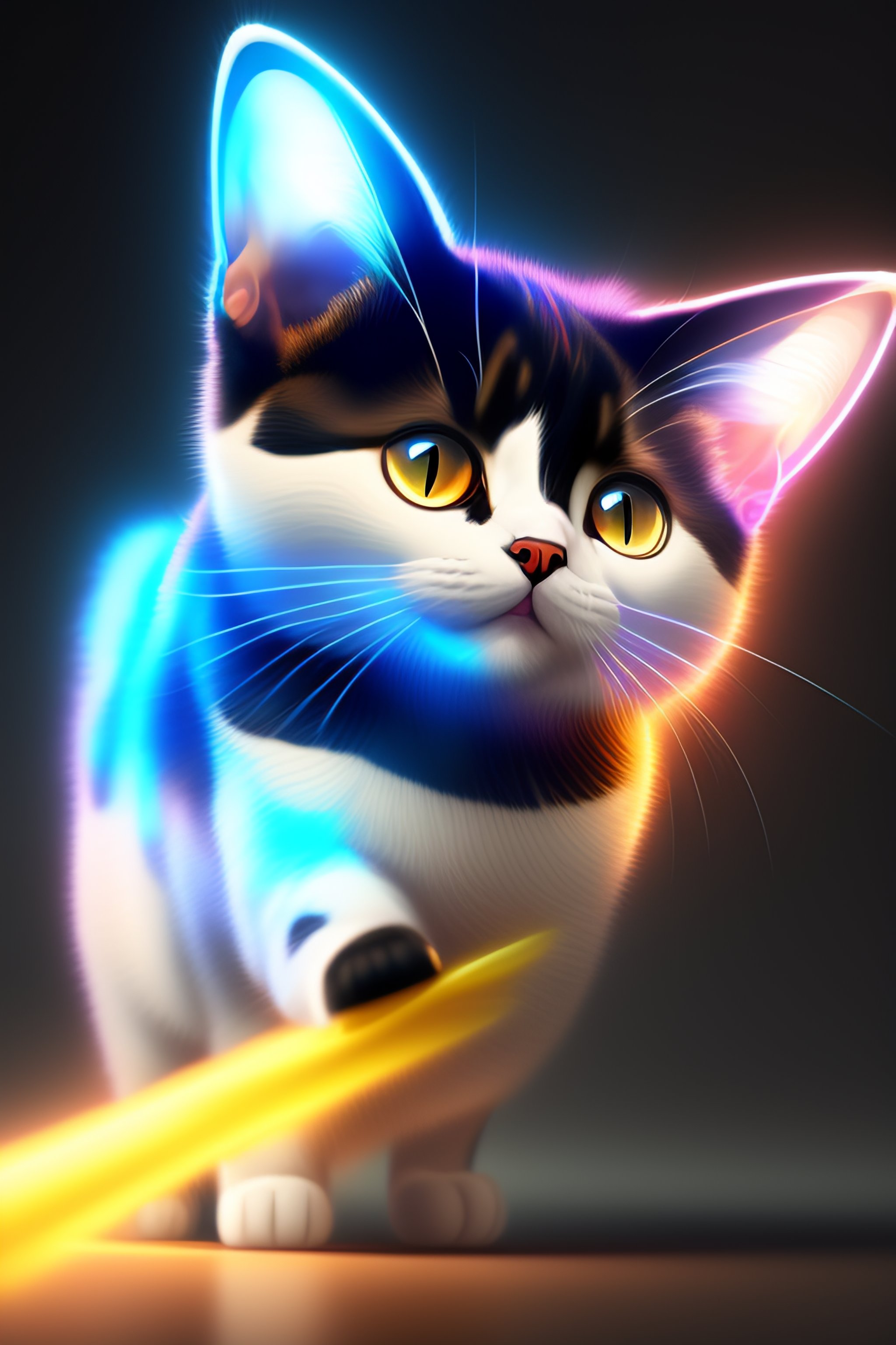 Lexica - A cat type pokemon that flies through the air while shooting ...