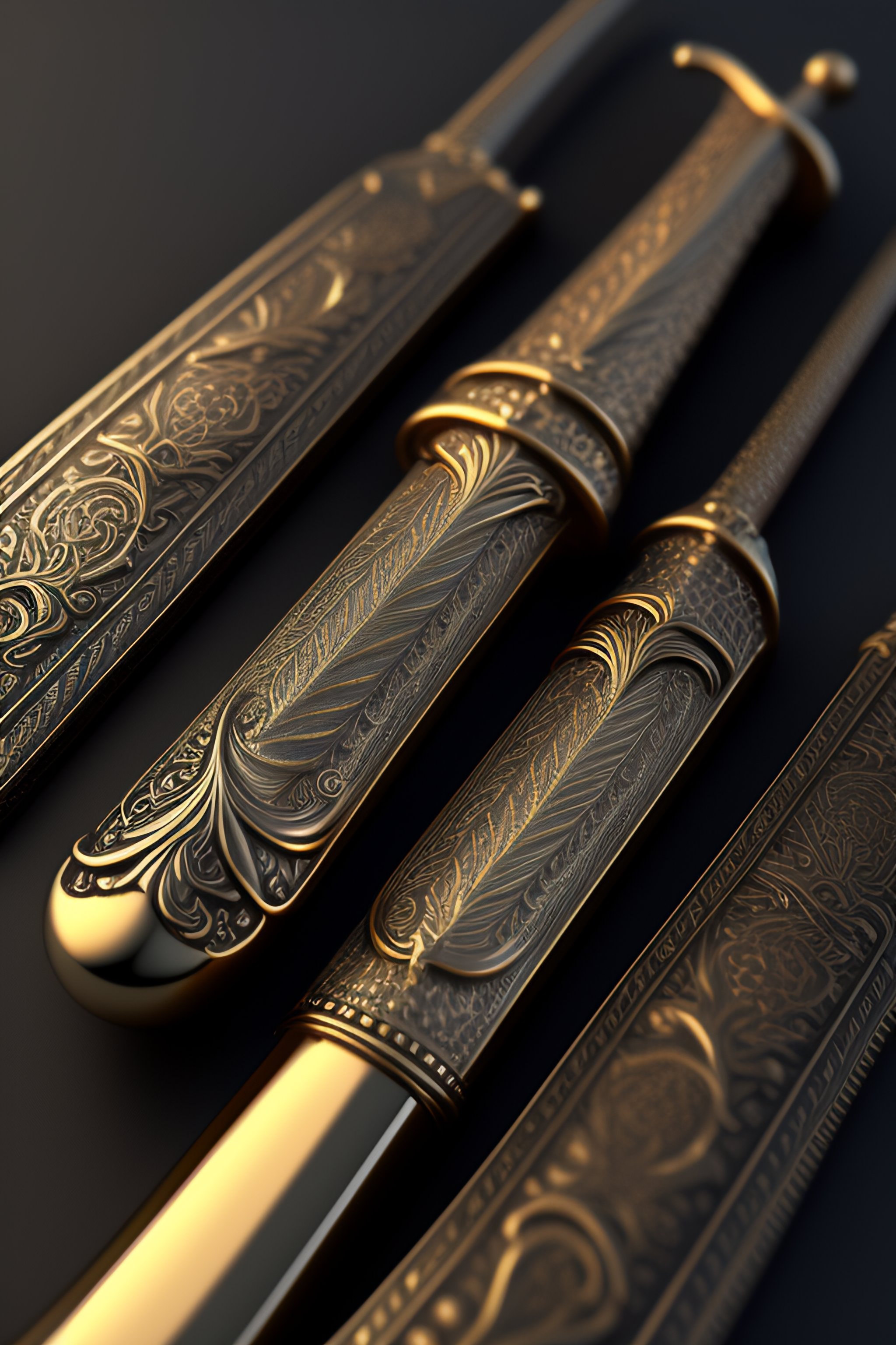 Fantasy Sword Handle Designs