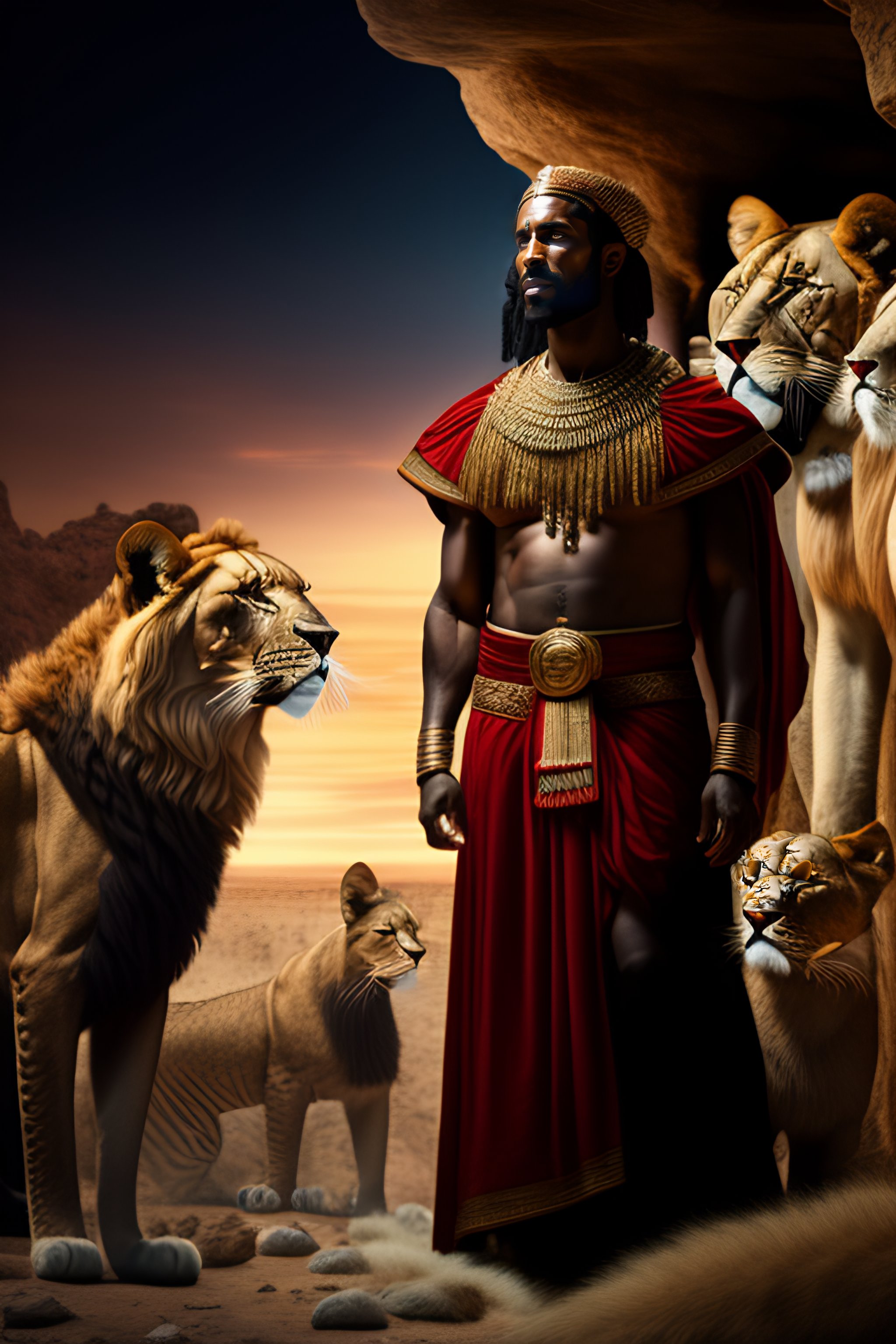 Lexica - Dramatic film still of 3 5 year old man in ancient canaanite ...