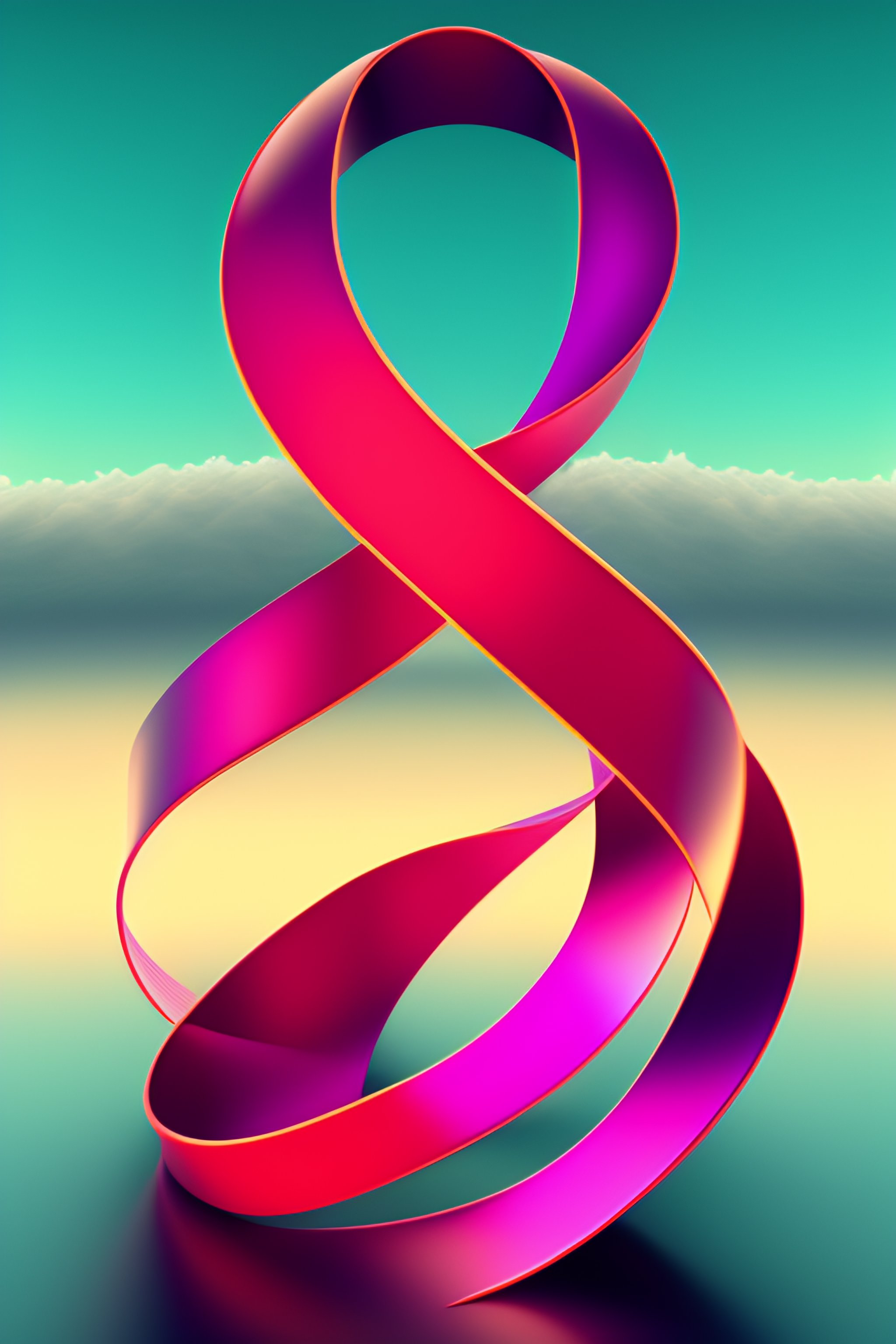 Lexica - Illustration of cancer ribbons,
