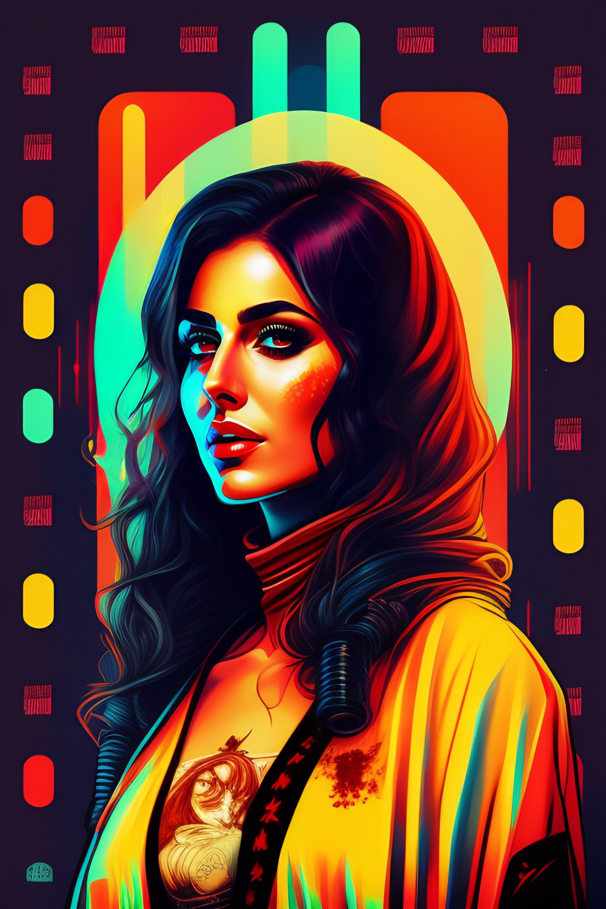 Lexica - Hande Erçel An anthropomorphic beautiful female borderlands ...