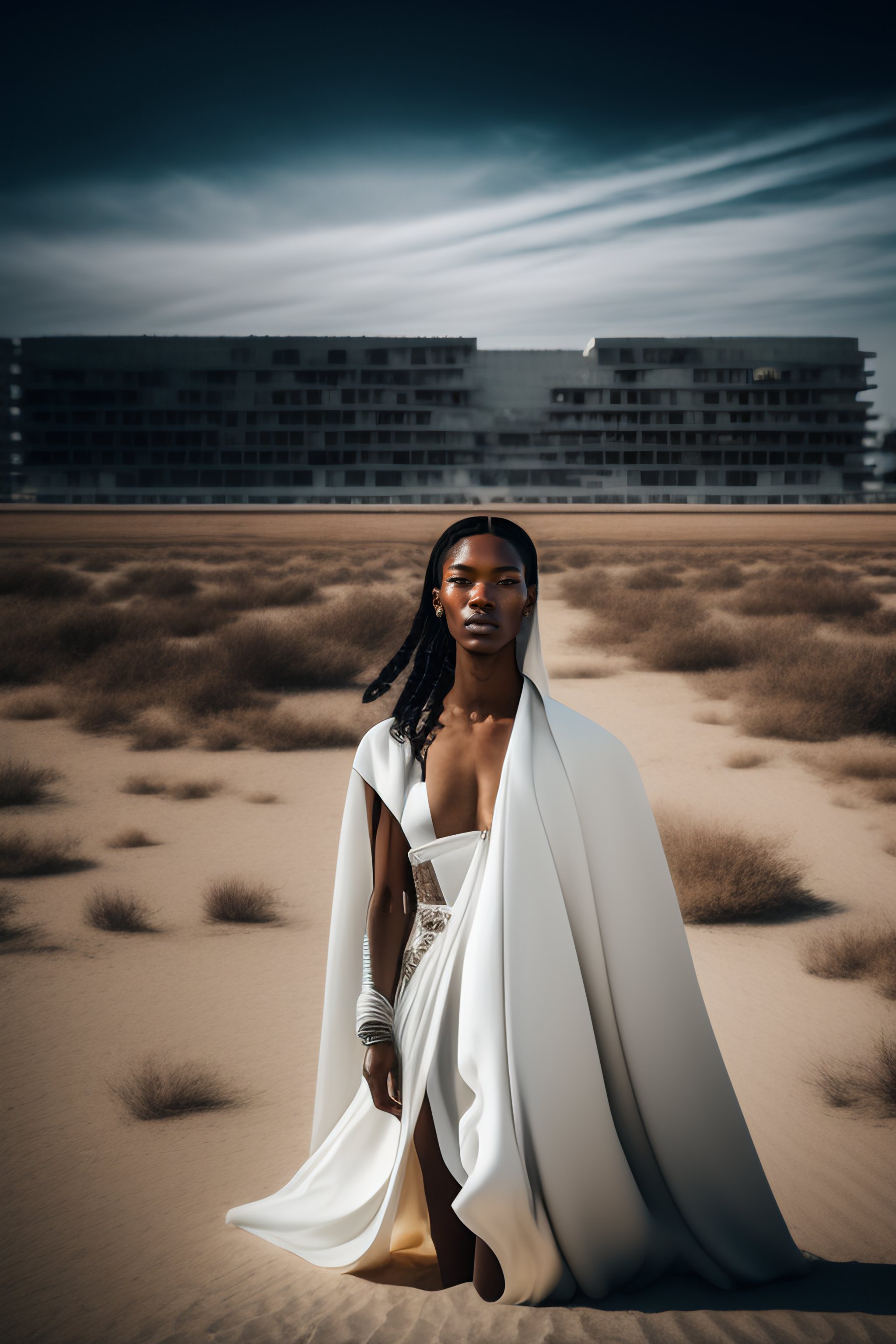 Lexica - Ultra hd! editorial, rick owens model, white and chrome, iso ...