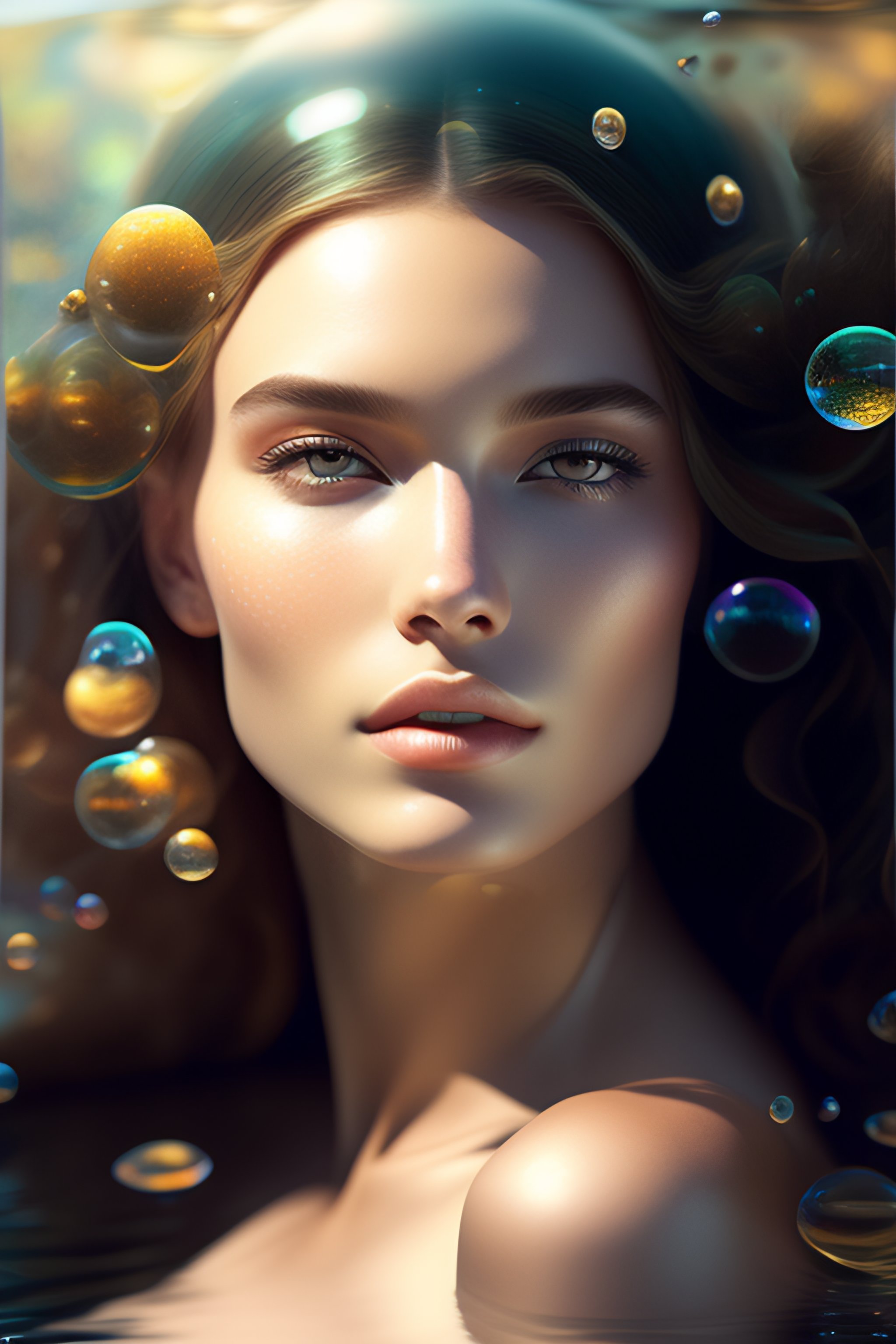 Lexica - Hyper realist matte digital painting of a young beautiful ...