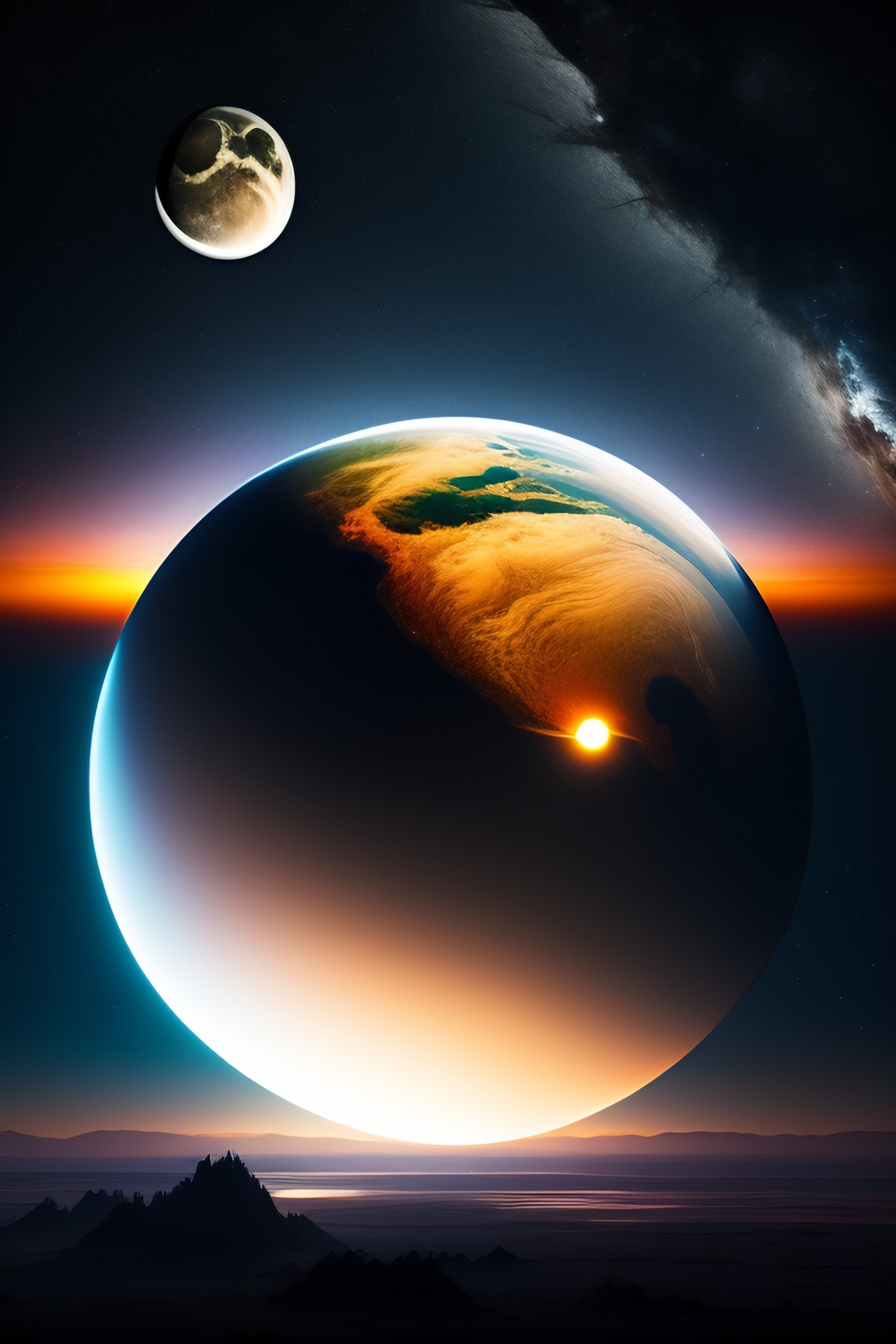 Lexica - Earth with 2 moons