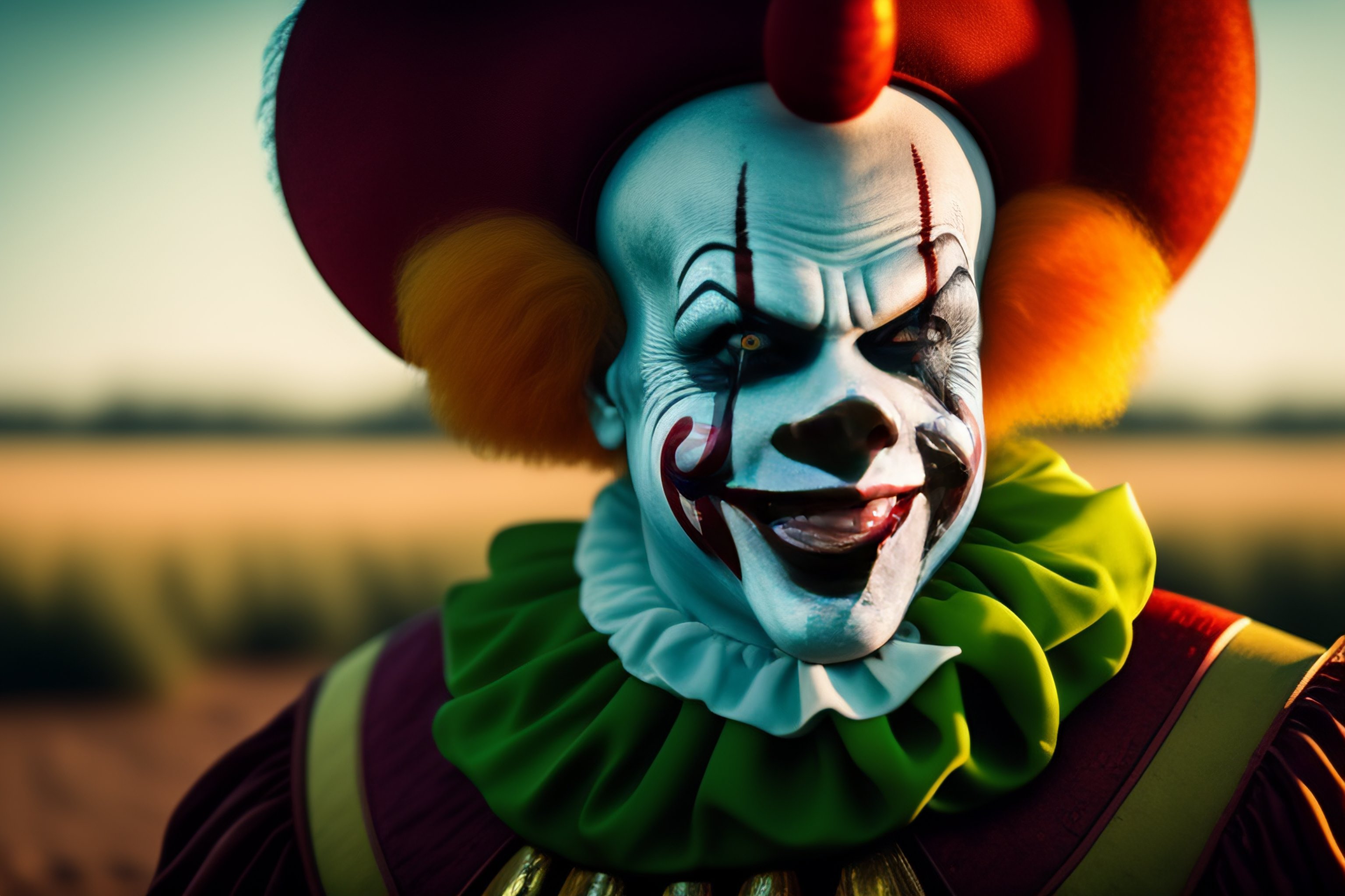 Lexica - Clown, pennywise, payaso it movie, realismo, realista, 4k, hq ...