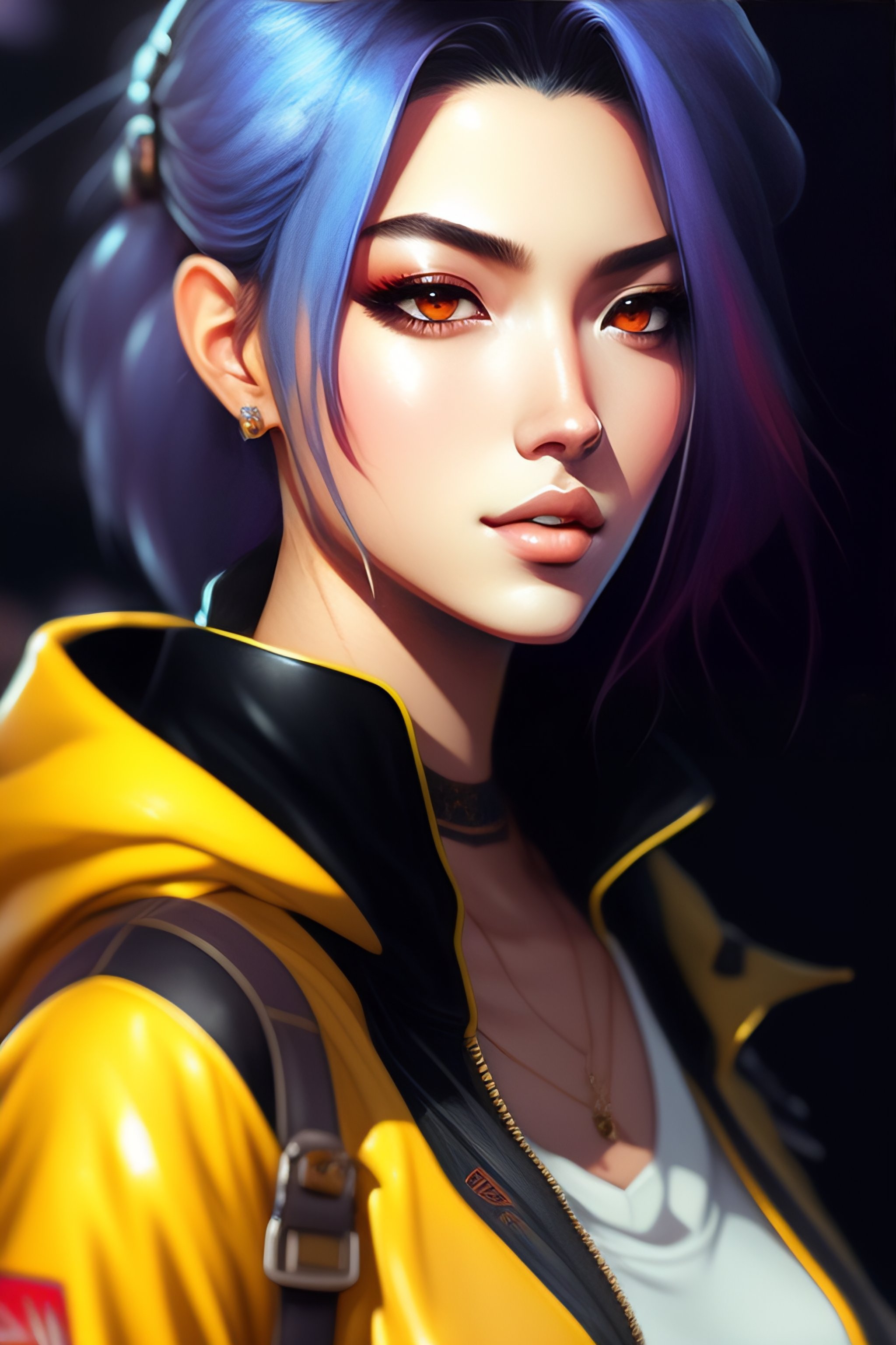 Lexica - Full body portrait Anime carryminati grunge punk sharp fine ...