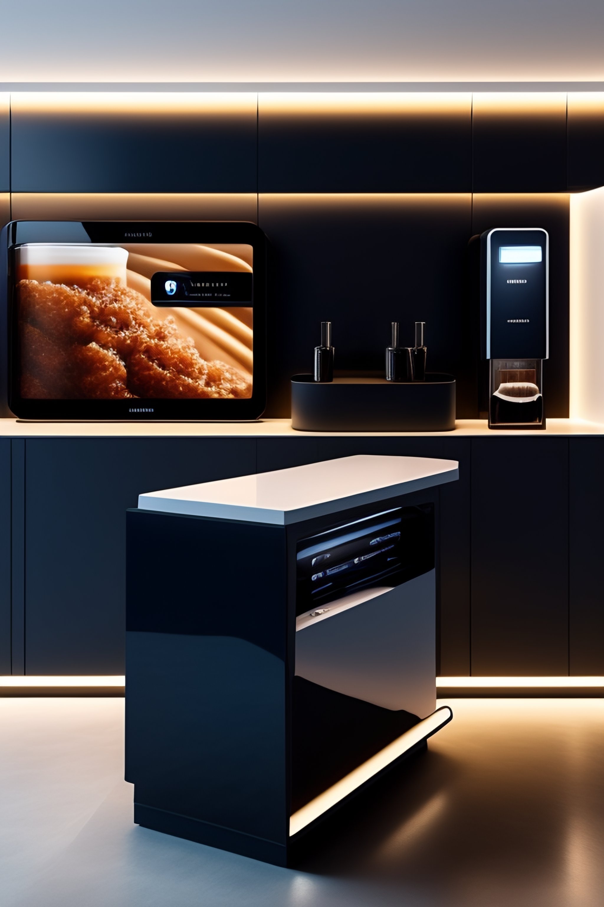 Lexica - Futuristic retail store for nespresso, digital kiosk with ...