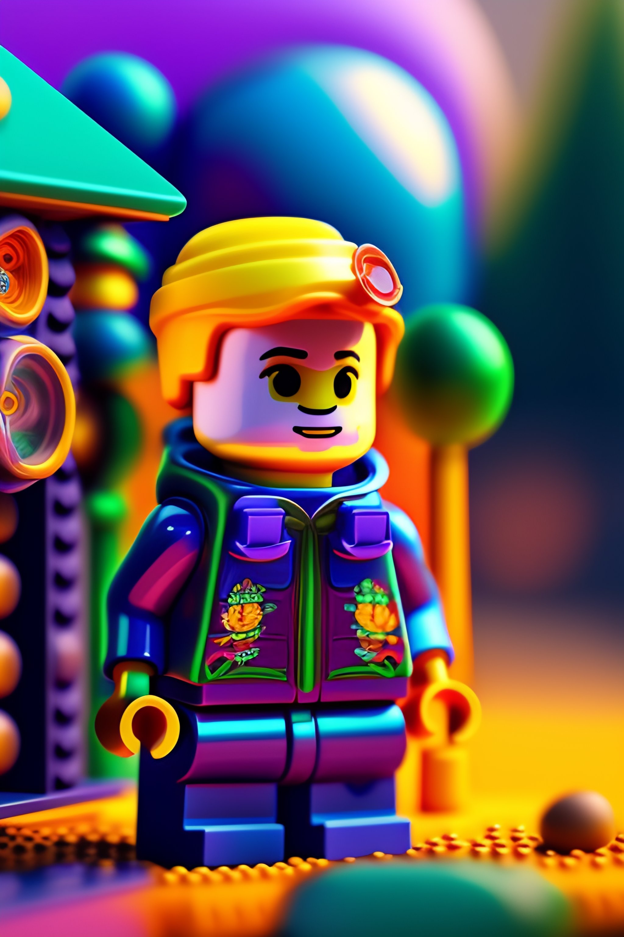 Lexica - Lego baby, solarpunk, highly detailed, very colorful ...