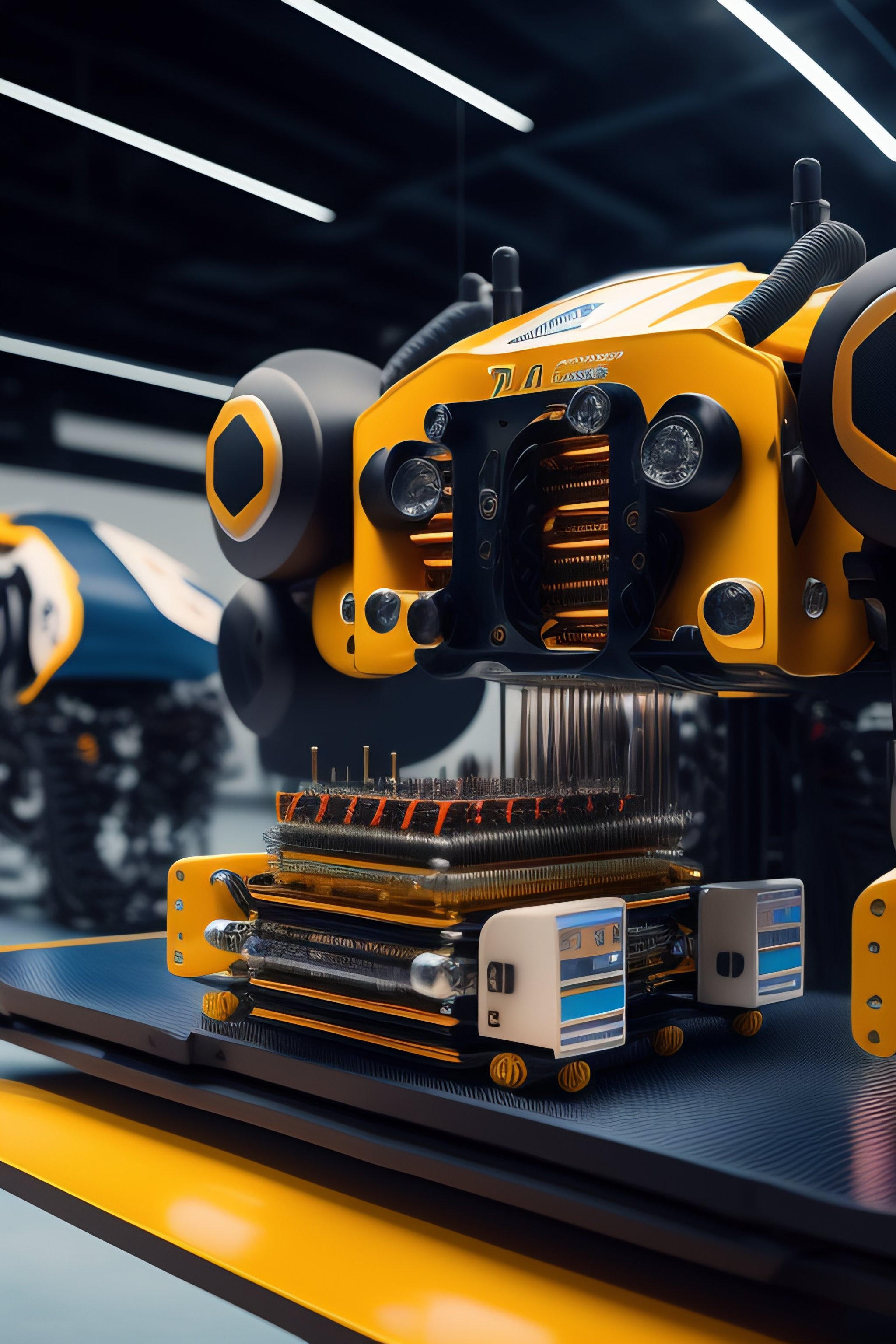 Lexica - Crazy mechanic in robotics with a Stand Assembly Line