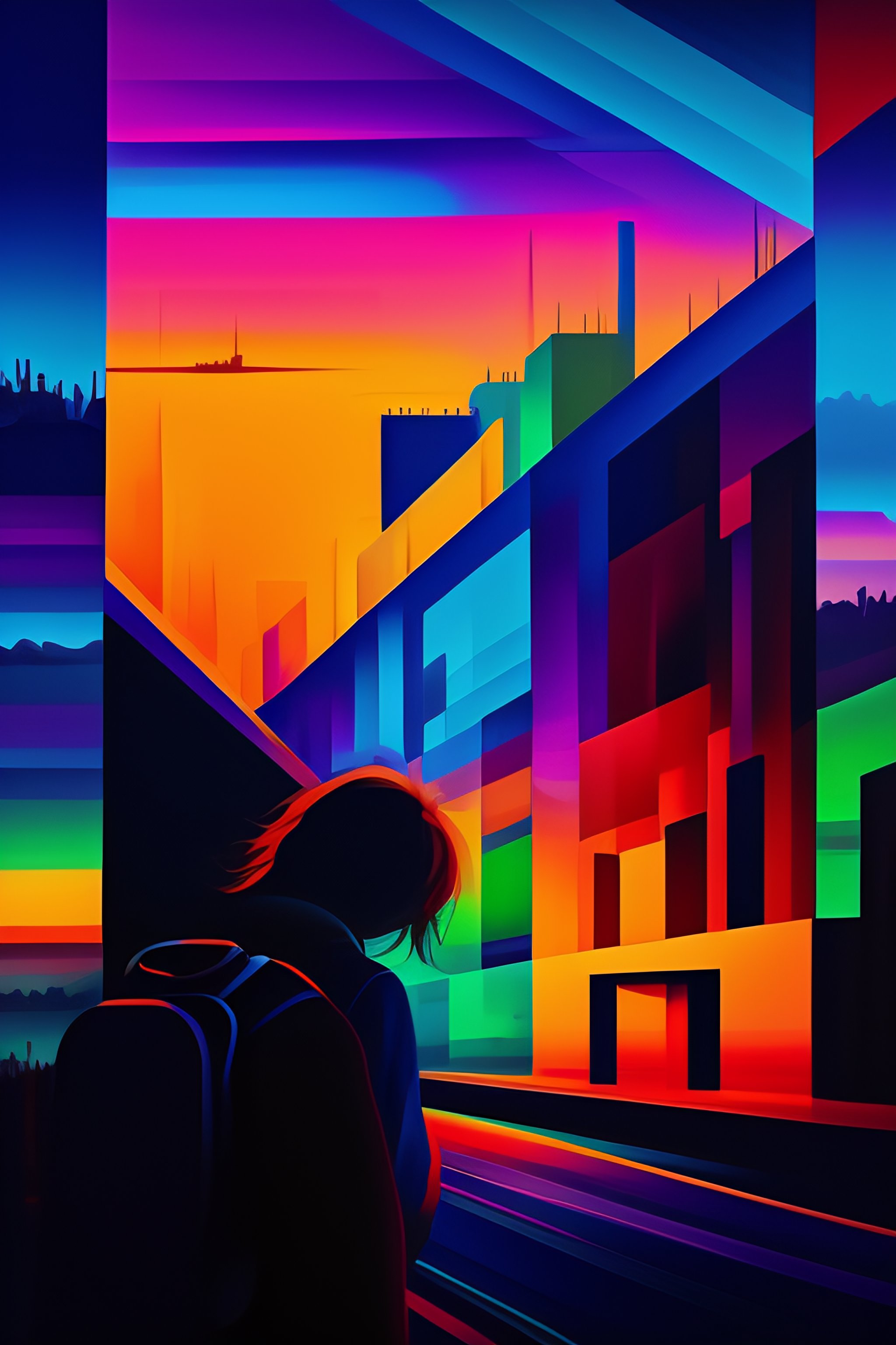 Lexica - Zombie, cubism, apocalyptic colours, stmospheric haze, glowing ...