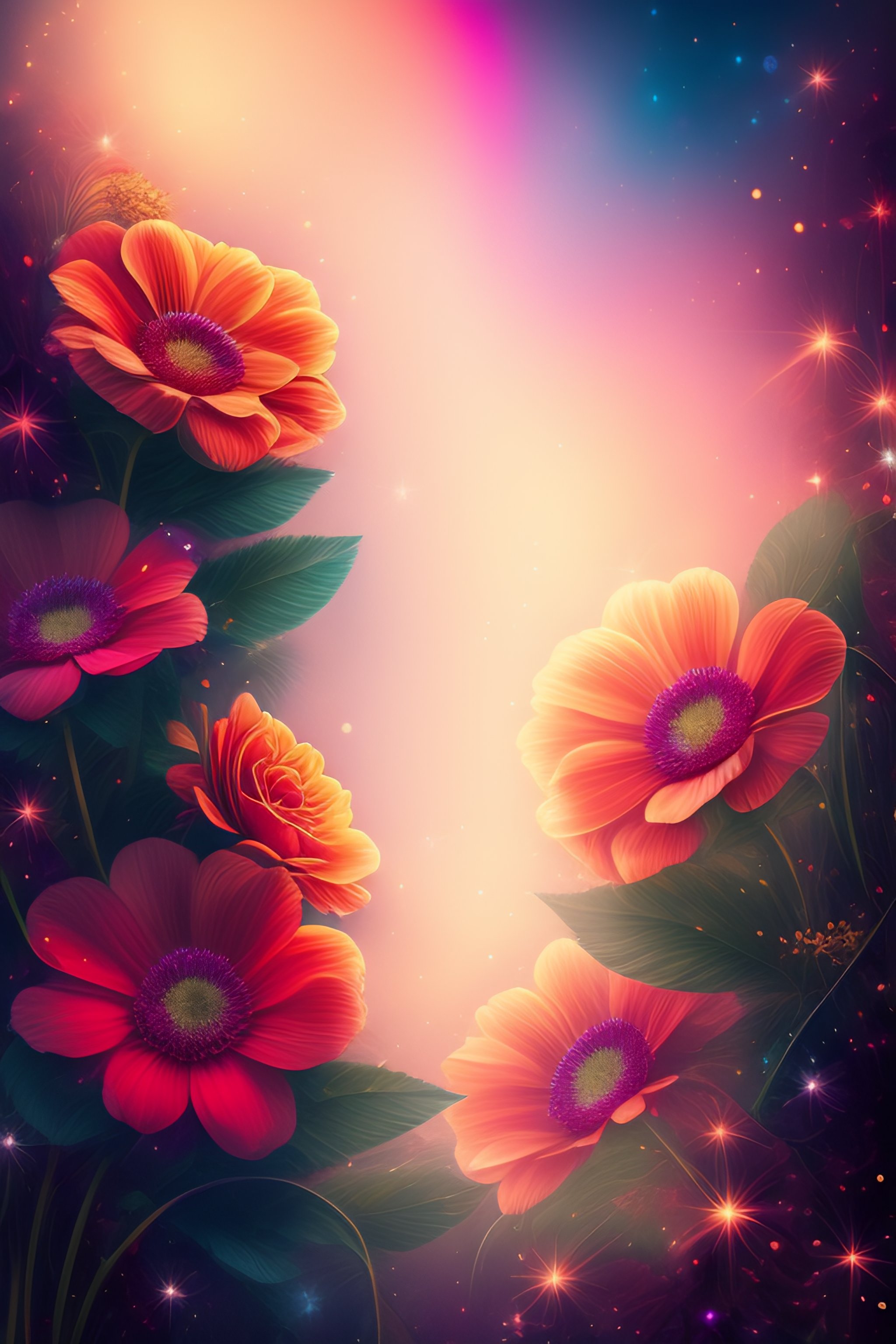 Lexica - Light floral background