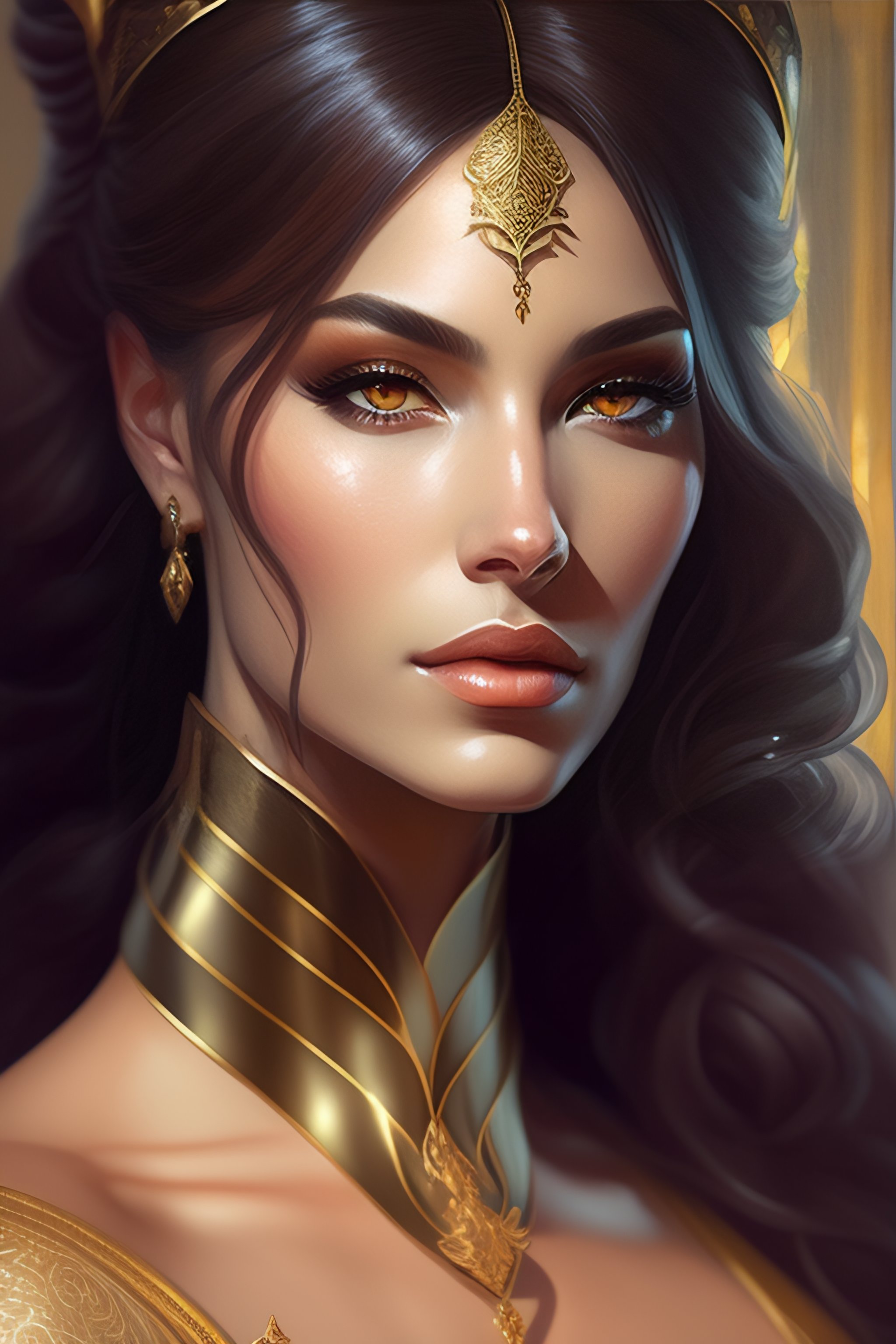 Lexica - Portrait of female draconian, intricate, elegant, highly ...