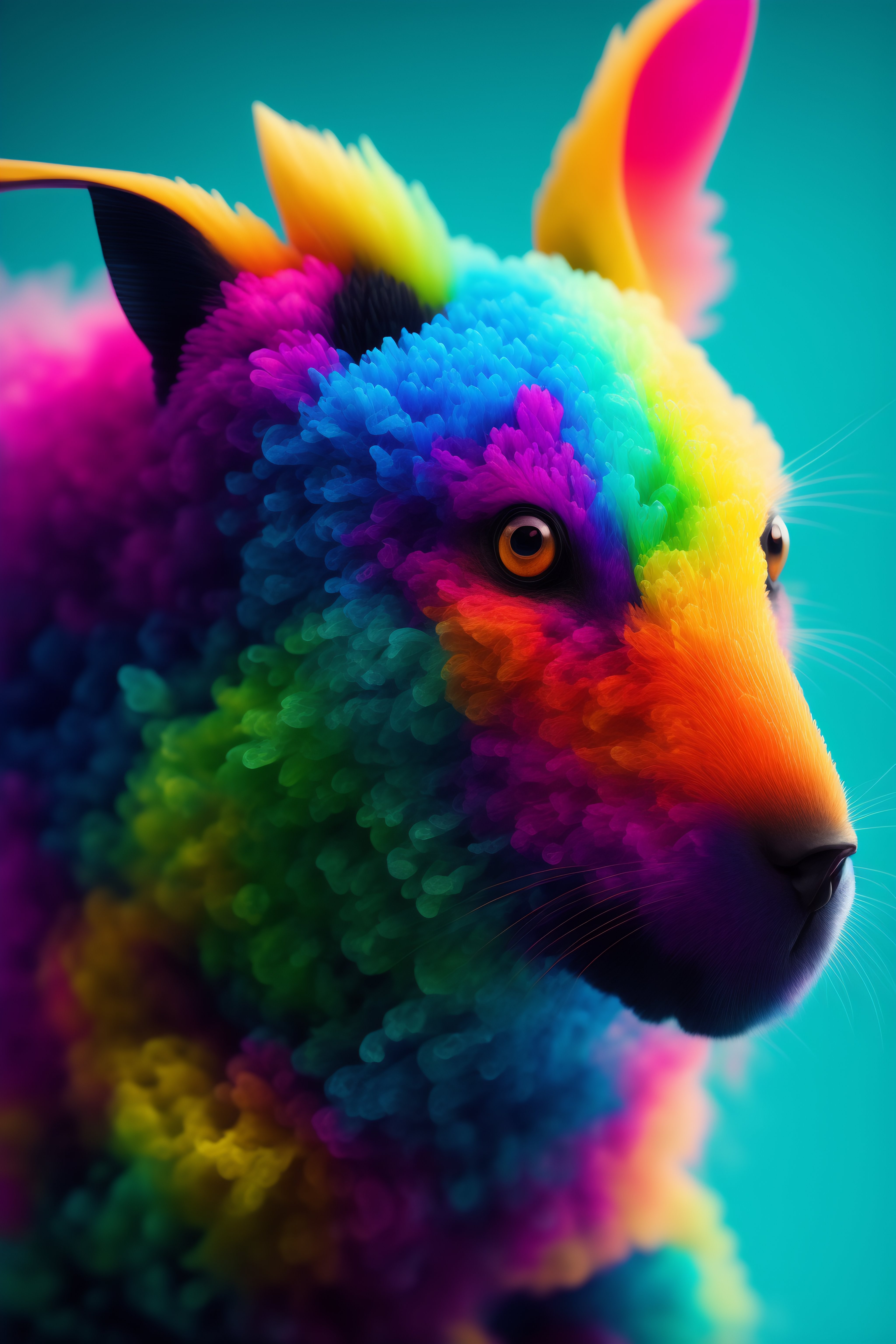 Lexica - A close-up of a colorful Pokemon inspired by underwater ink ...