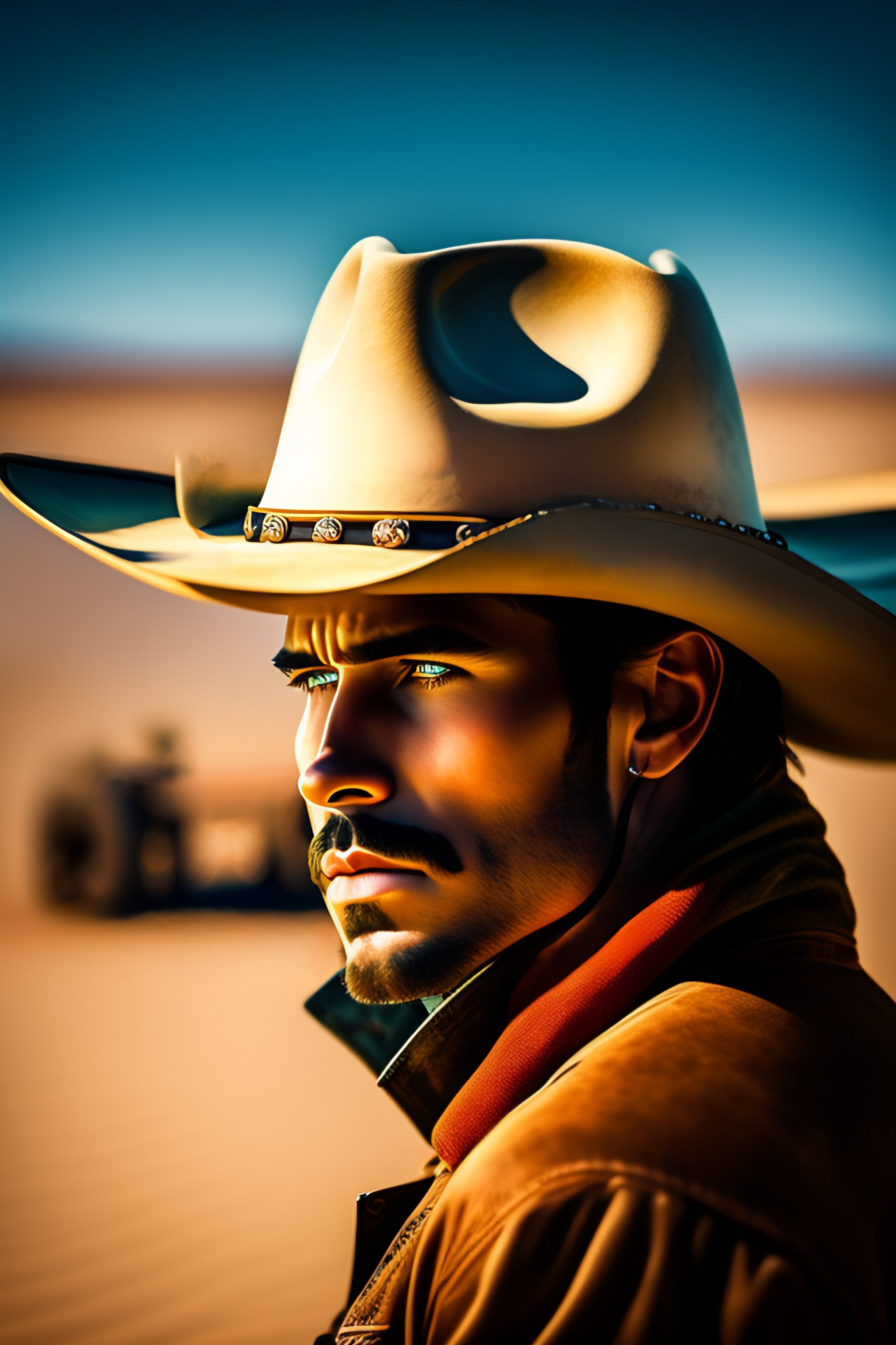 Lexica - Portrait of a cowboy