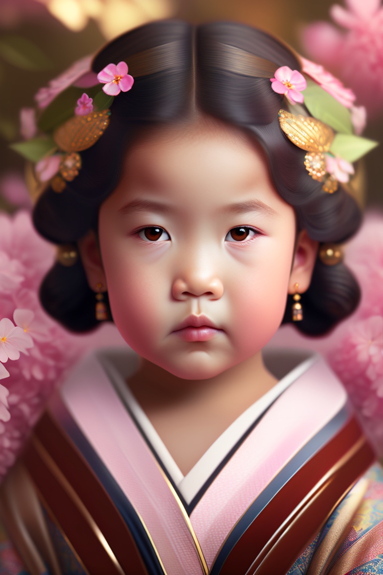 Lexica - Portrait of a stunningly beautiful, child, chubby, brown eyes ...