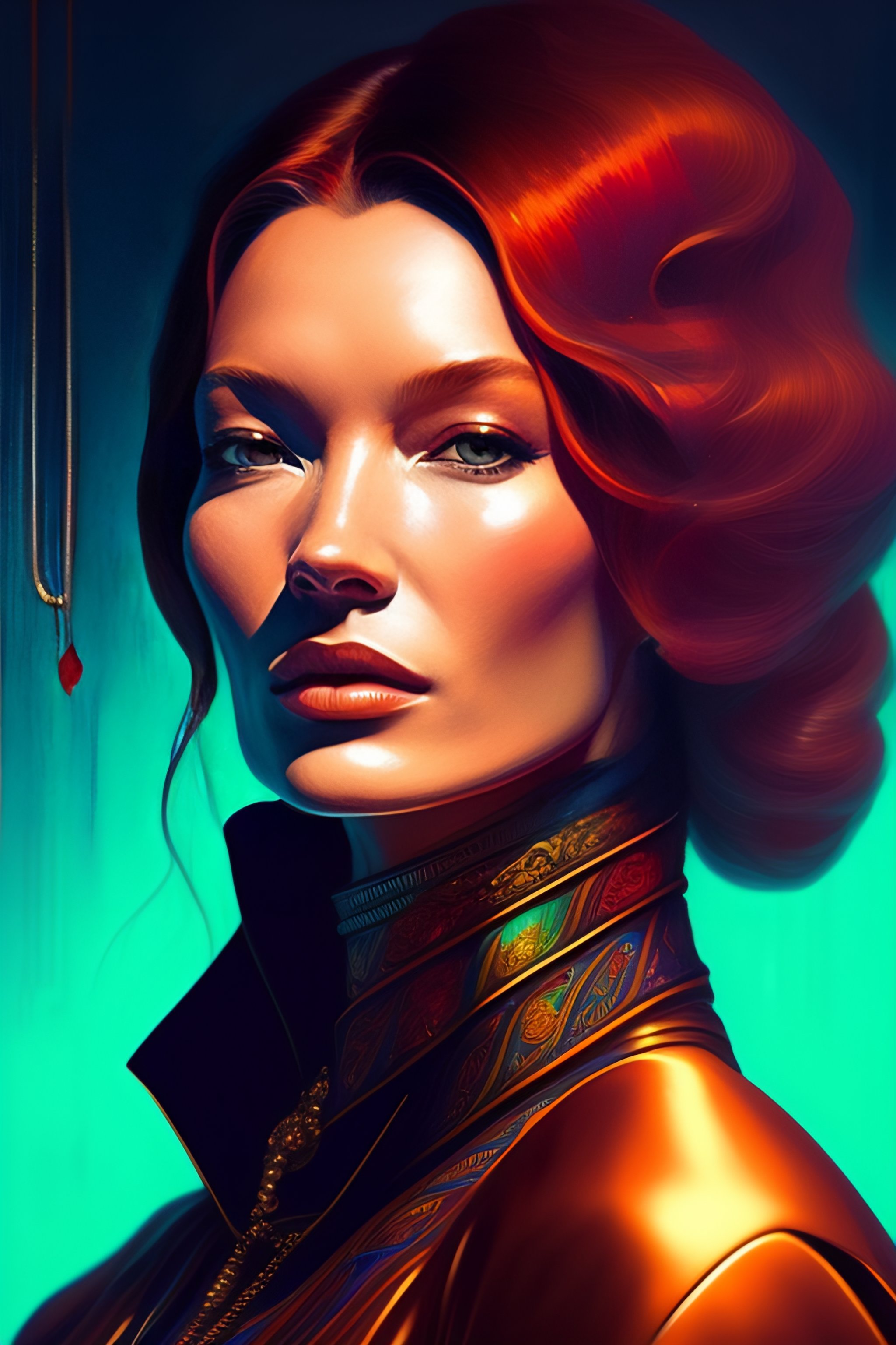 Lexica - Kate moss, art naïf, moebius style, art primitife,lectric ...
