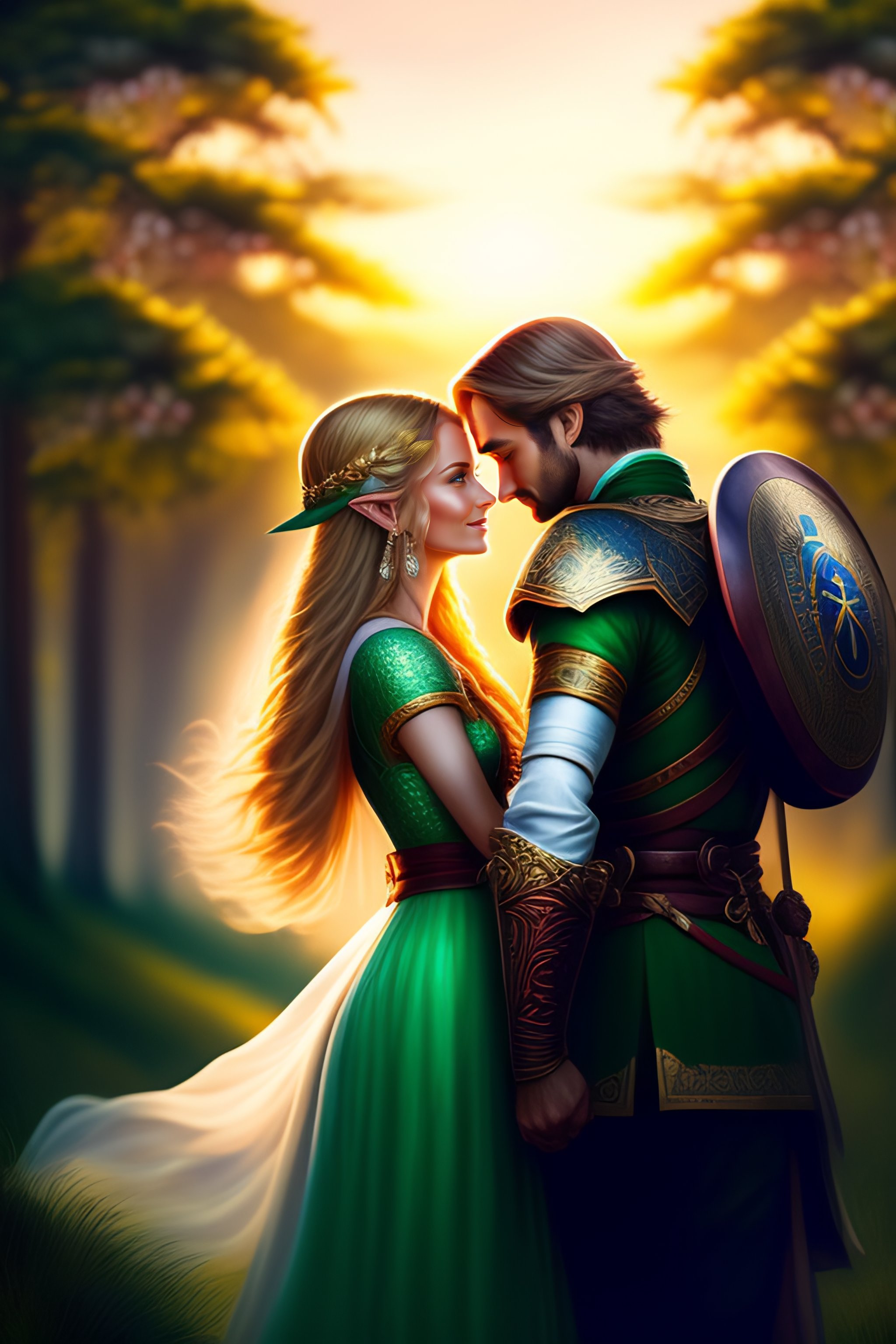 Princess Zelda And Link Love