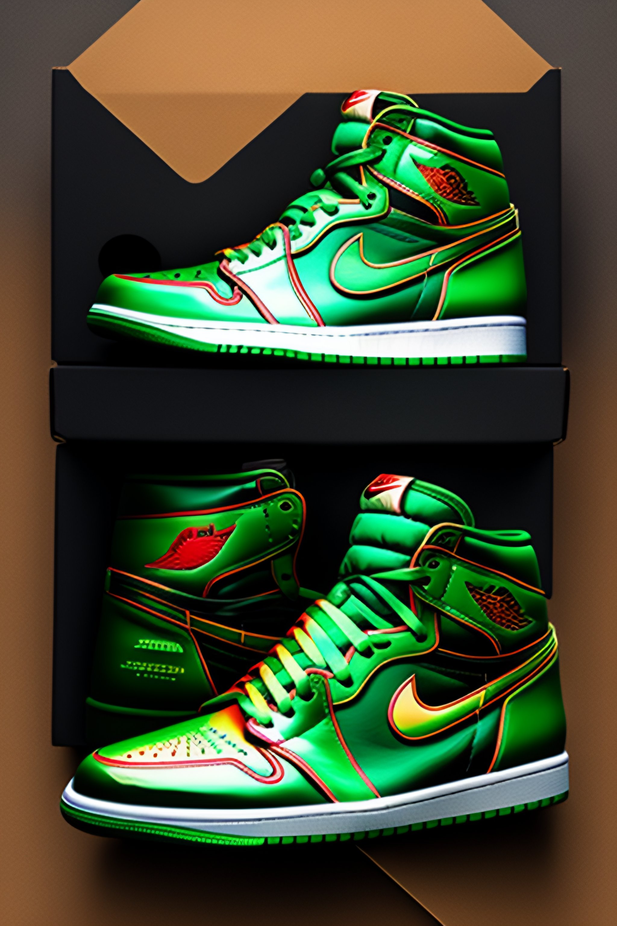 Lexica - Nike jordan 1 "chicago" colorway made of marijuana leaves ...