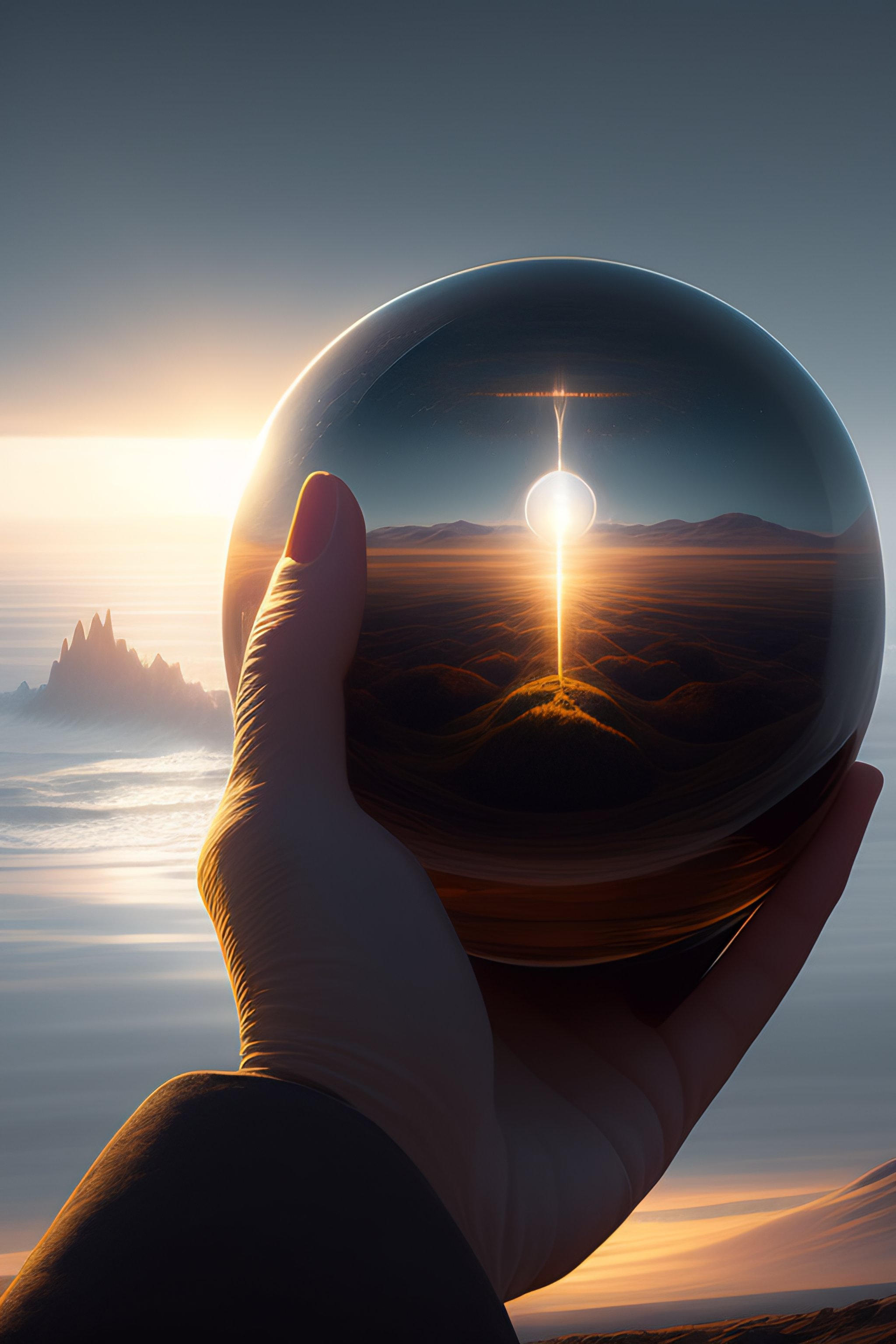 Lexica - A hand holding the world, Hyper detailed, intricate, realistic ...