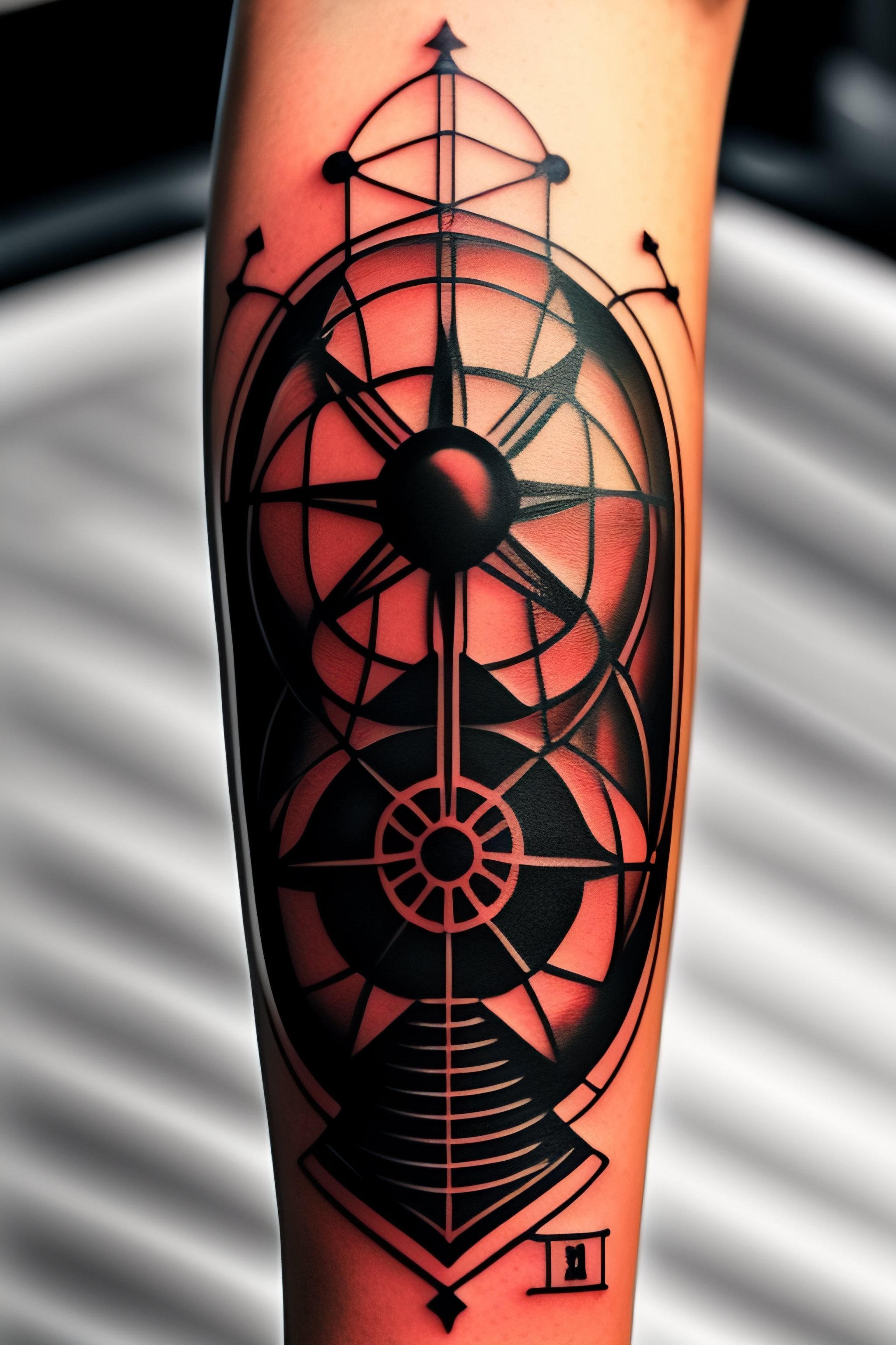 Atom Symbol Tattoo