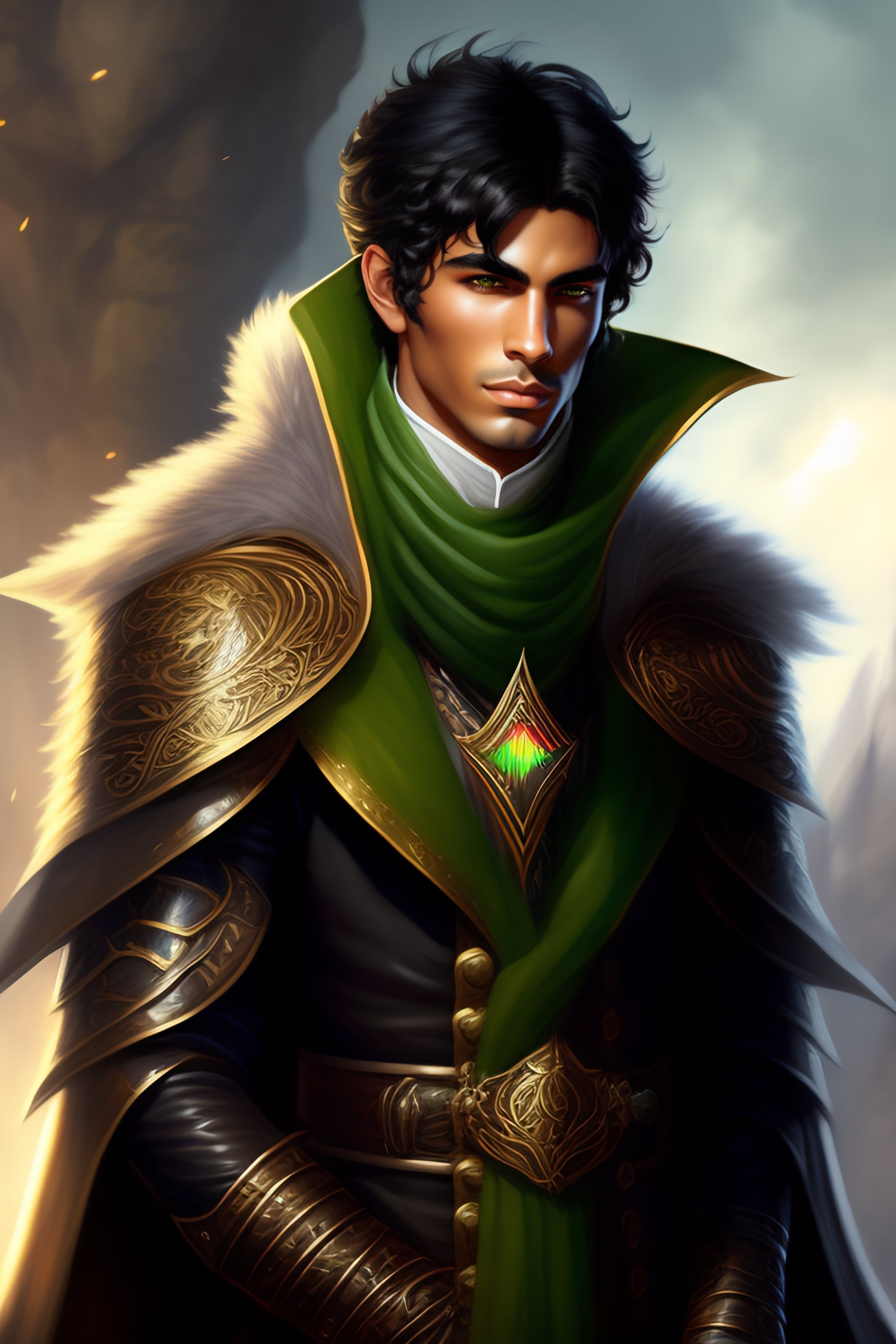 Lexica - Magic the gathering, Planeswalker, Black hair, Black and green ...