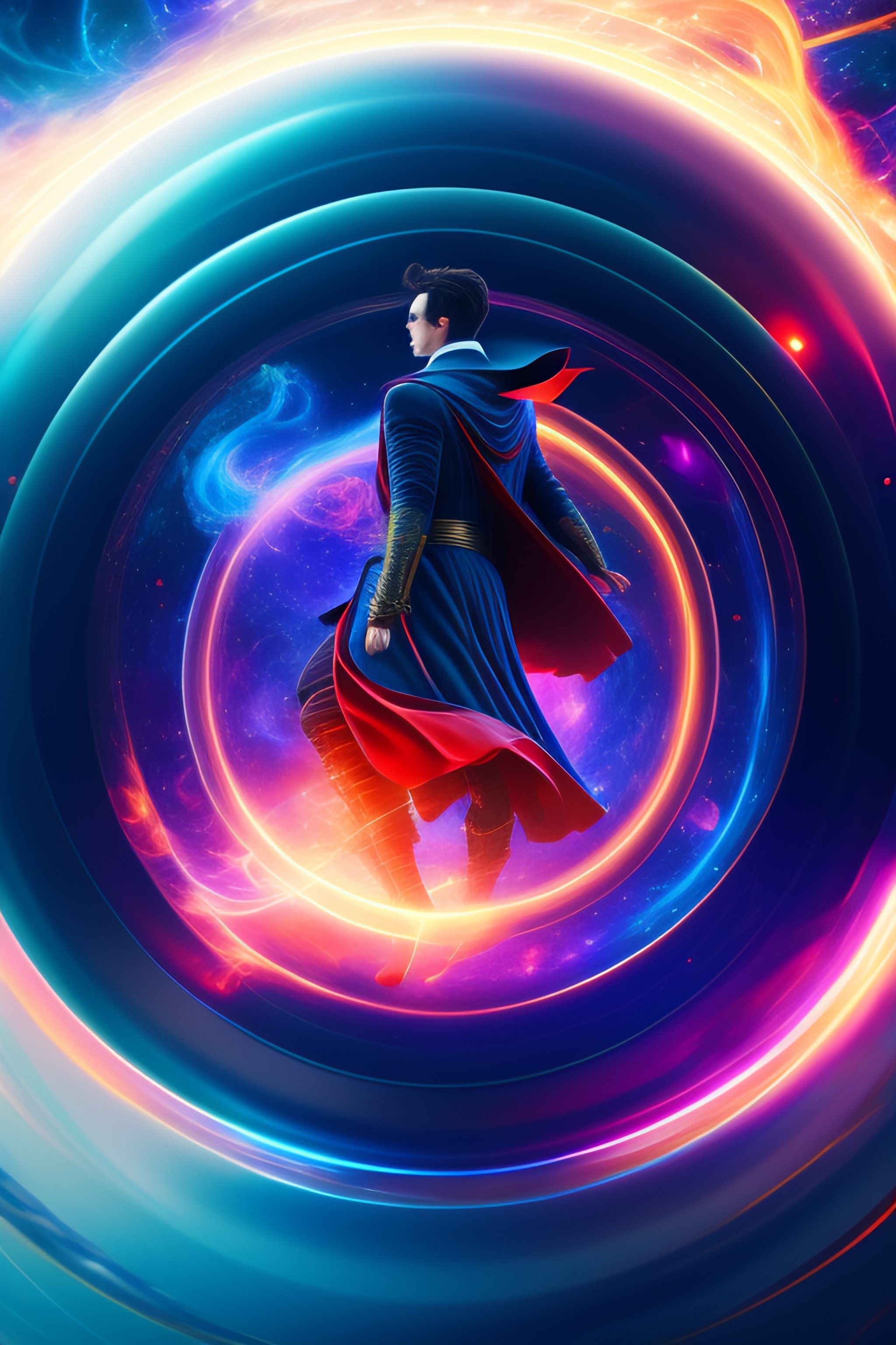 Lexica - Doctor Strange dancing on Neptune Planet, background of the ...