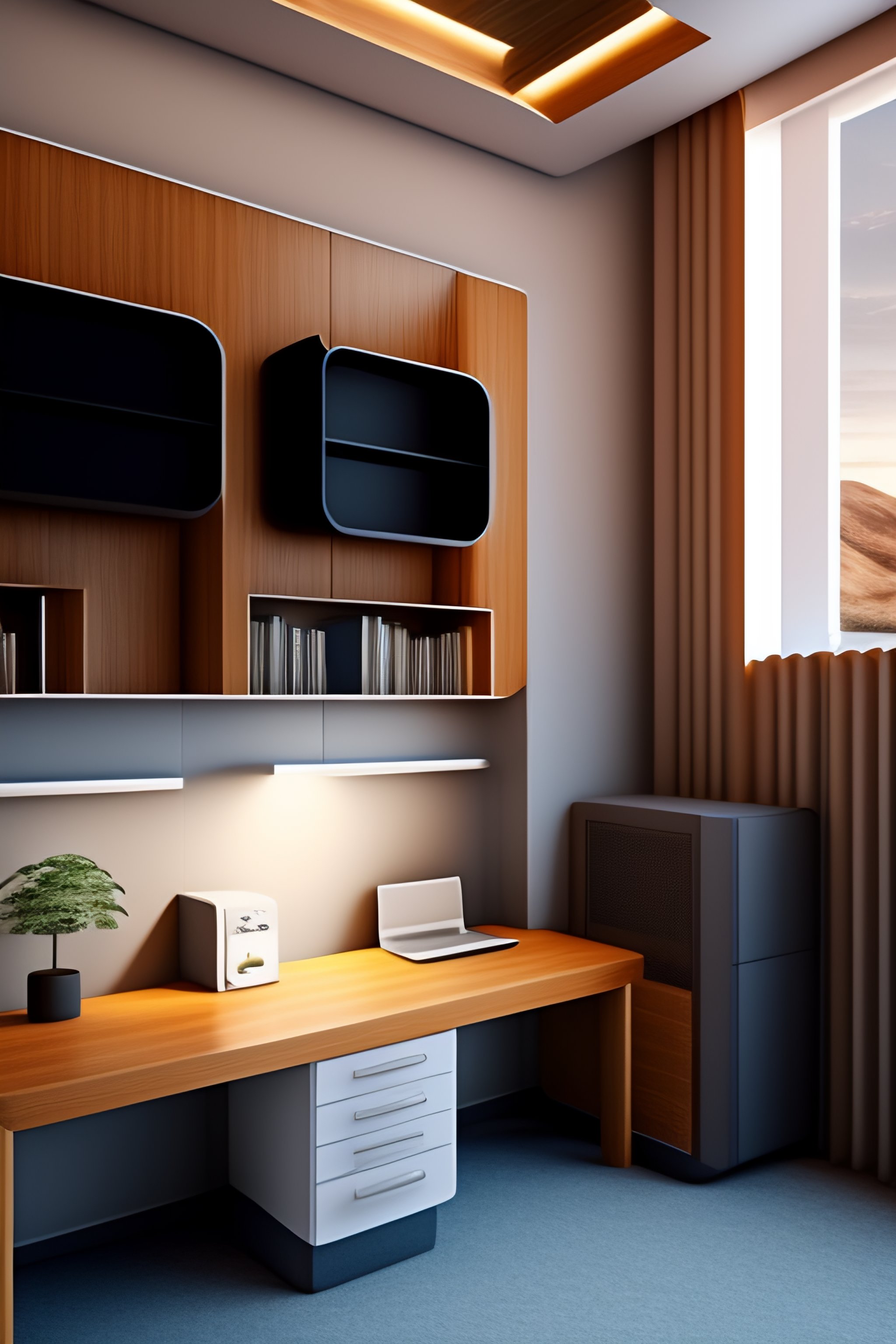 Lexica - Programers room with one table and 1 chair