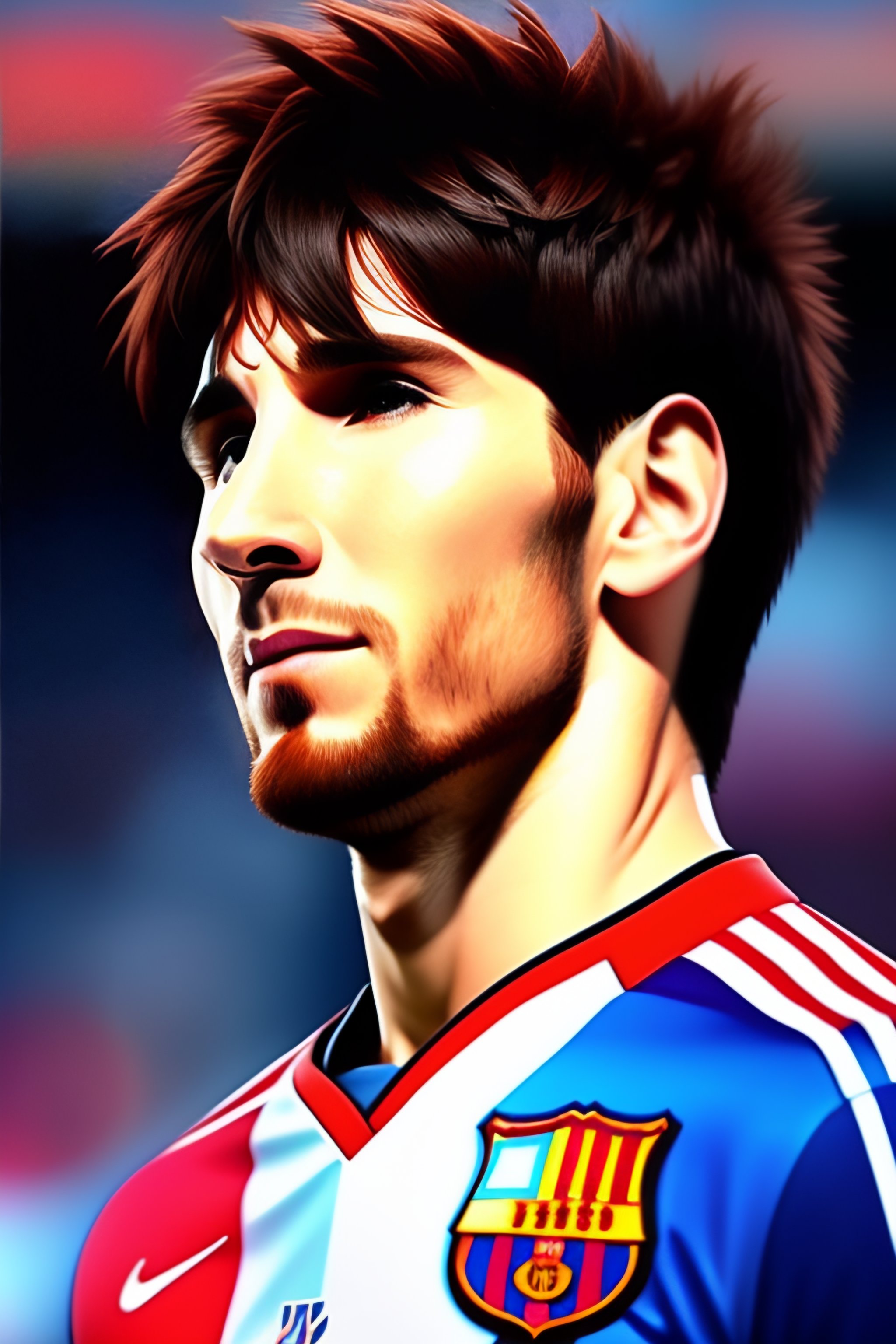 Lexica - Lionel messi drawn as an anime